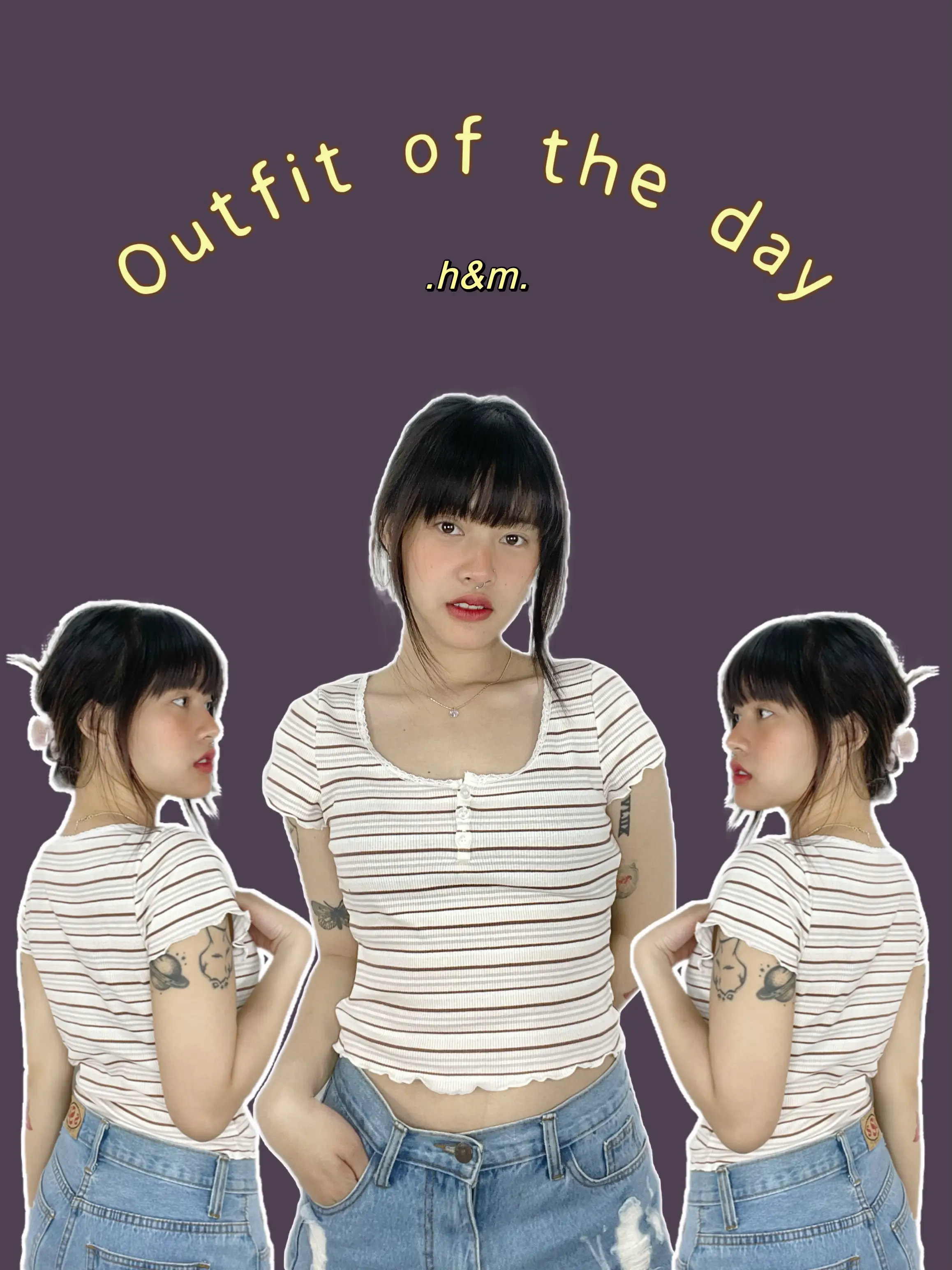 Outfit of the day | h&m 🛒 🫶🏻 | แกลเลอรีที่โพสต์โดย Destiny | Lemon8