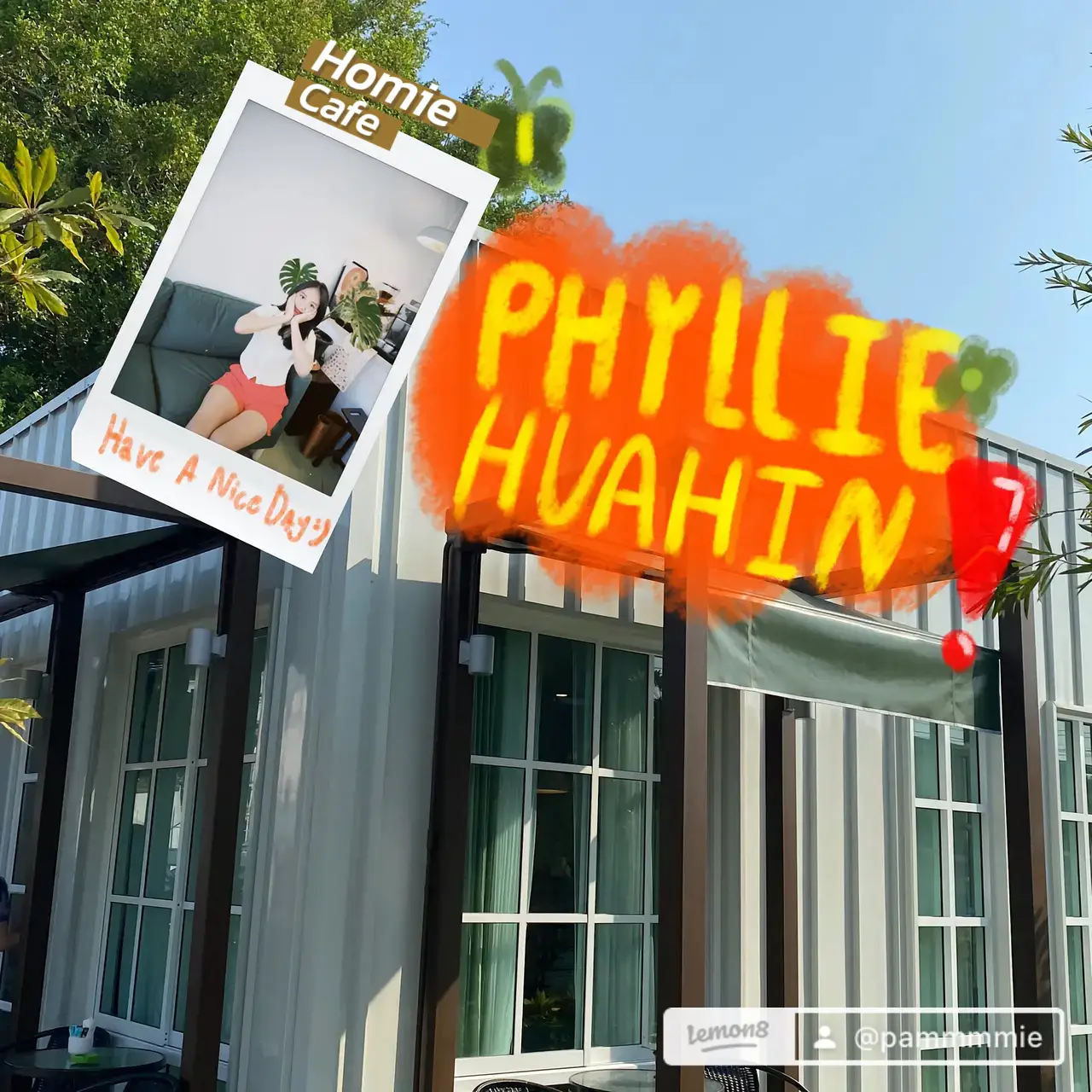 คาเฟ่หัวหินสไตล์Homie🚪🧸🌳🏠 | แกลเลอรีที่โพสต์โดย pamie☻ | Lemon8