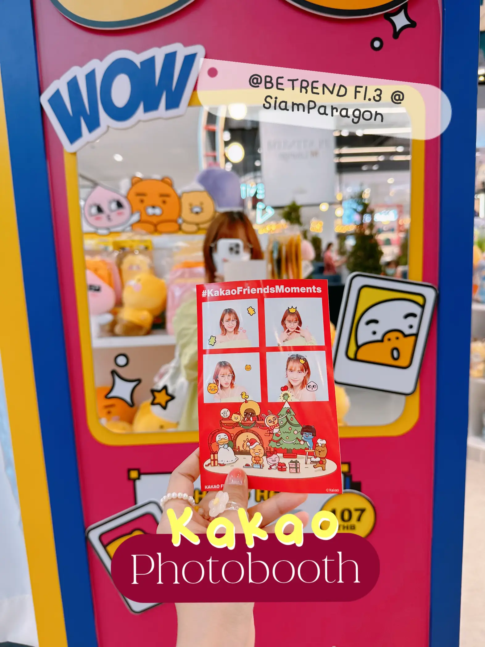 Kakao Photobooth สุดน่ารัก@Siam Paragon | แกลเลอรีที่โพสต์โดย tomo | Lemon8