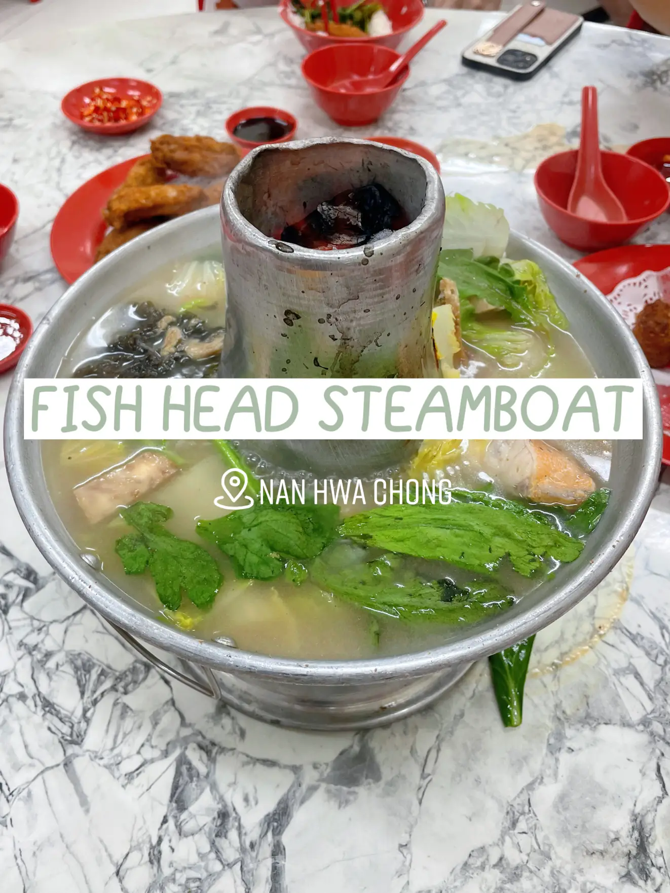 Teochew-style Charcoal Fish Head Steamboat 🐟 | Gallery posted by Sarah ...