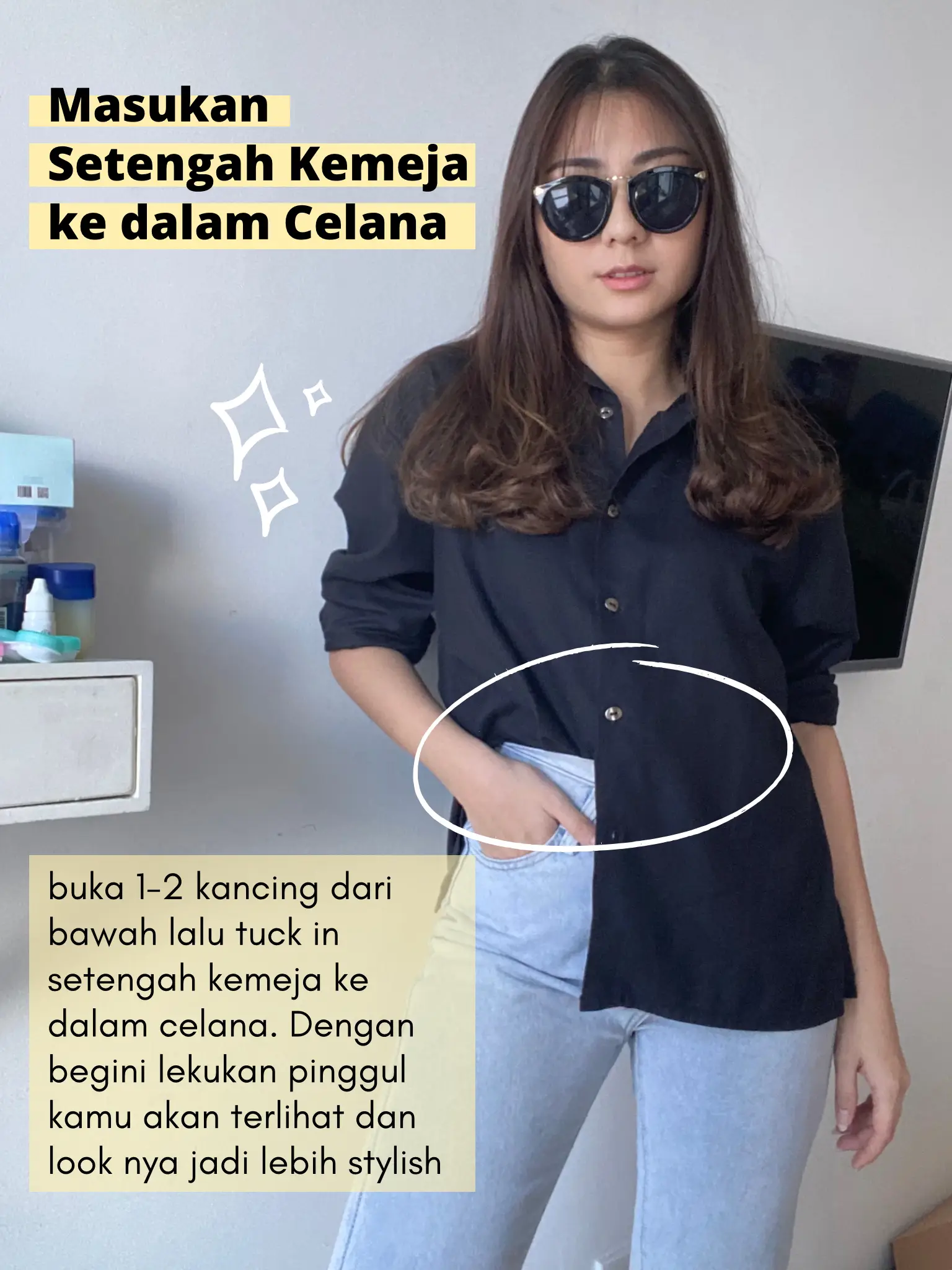 3 Tips Styling Kemeja Biasa jadi Lebih Keren | Galeri diposting oleh Sheryl louis | Lemon8
