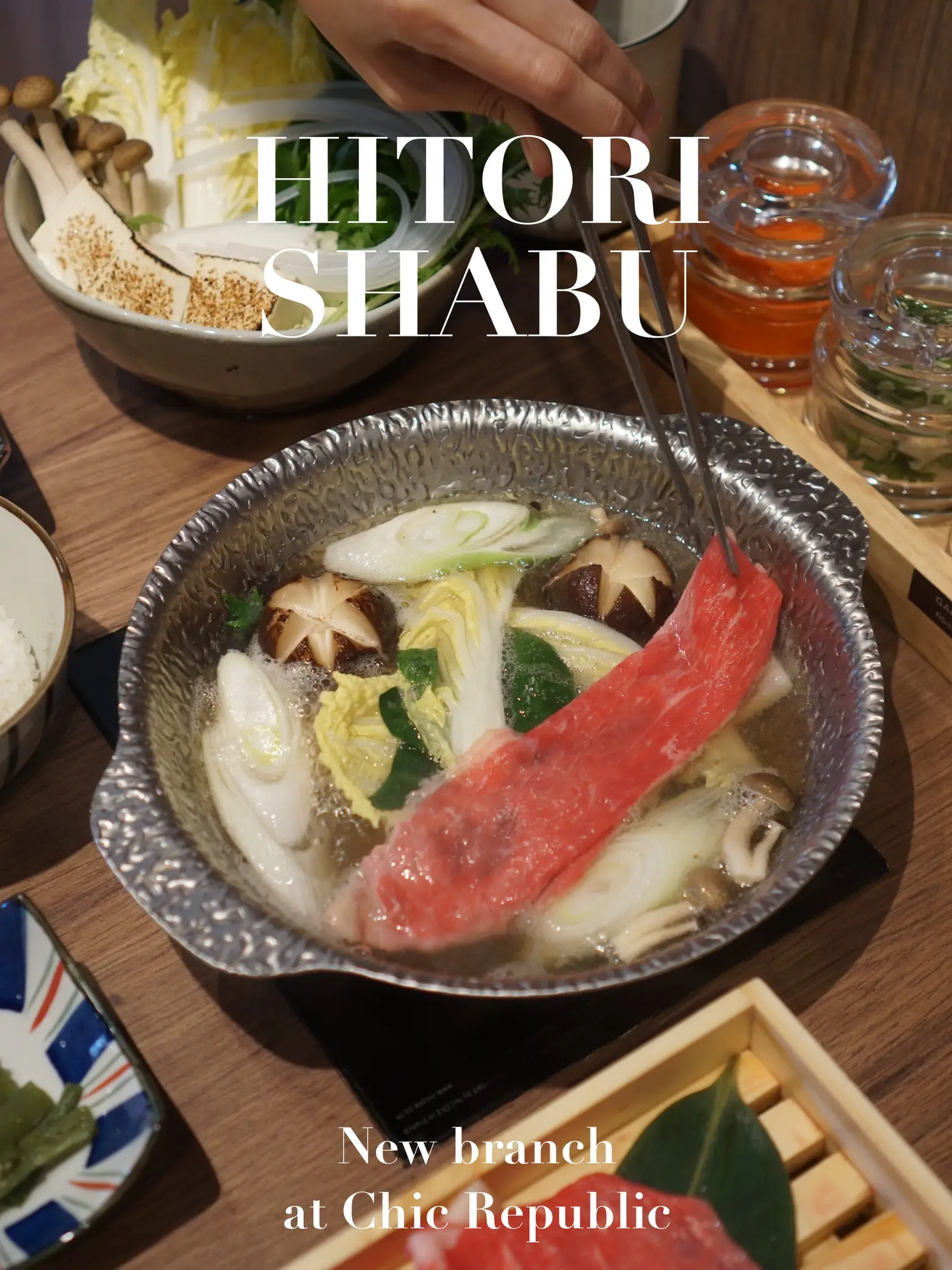 HITORI SHABU | สาขาใหม่ที่ Chic Republic | แกลเลอรีที่โพสต์โดย Places two Go | Lemon8