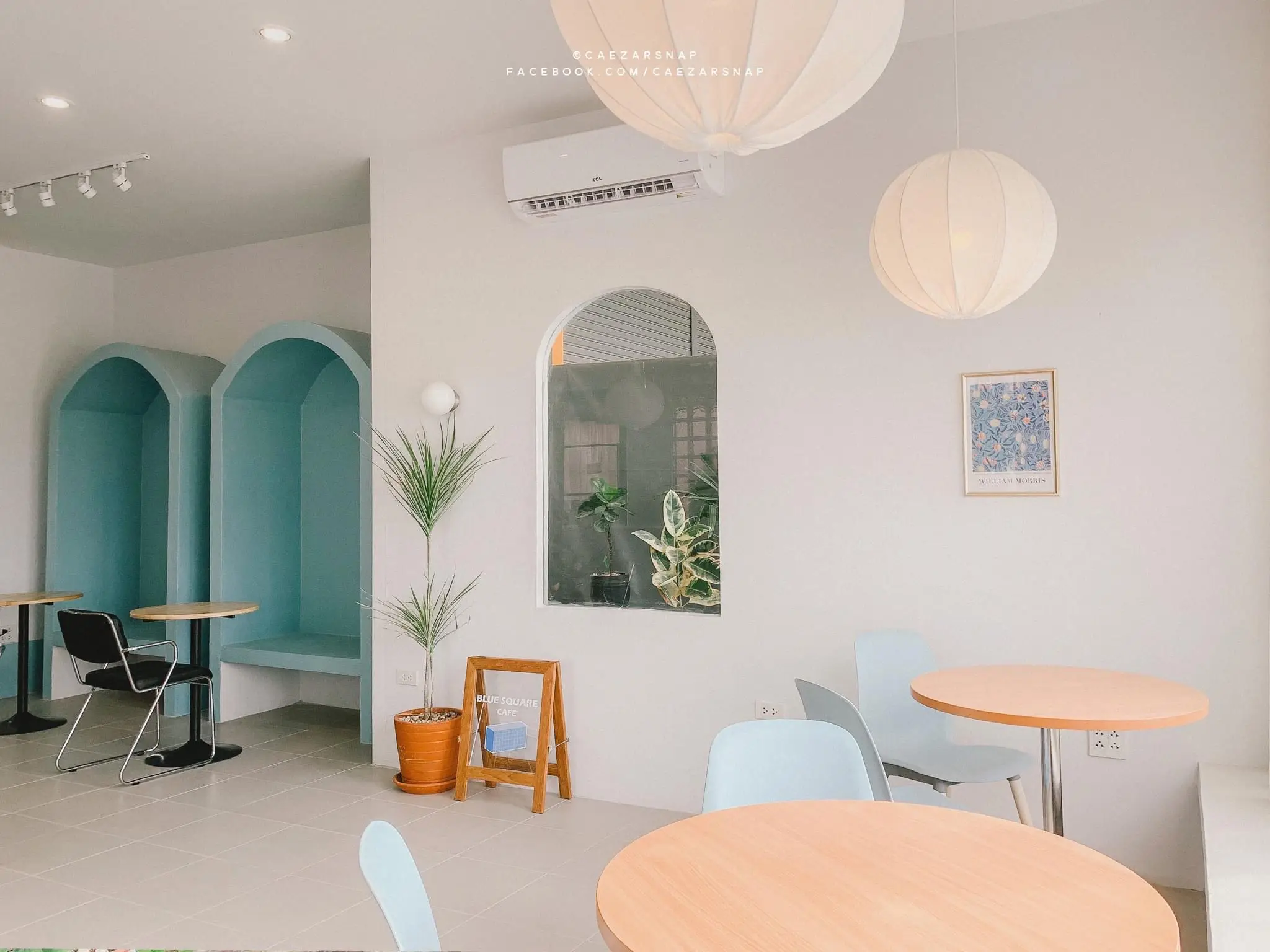Blue Square คาเฟ่มินิมอล สไตล์เกาหลี ห้วยโป่ง ระยอง | แกลเลอรีที่โพสต์โดย Caezarsnap | Lemon8