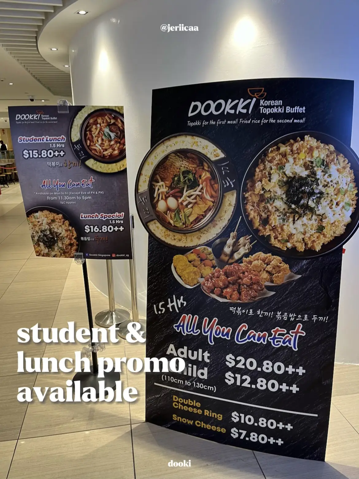 have a FILLING lunch at dooki for ONLY $15.80++ 🤩 | Gallery posted by ...