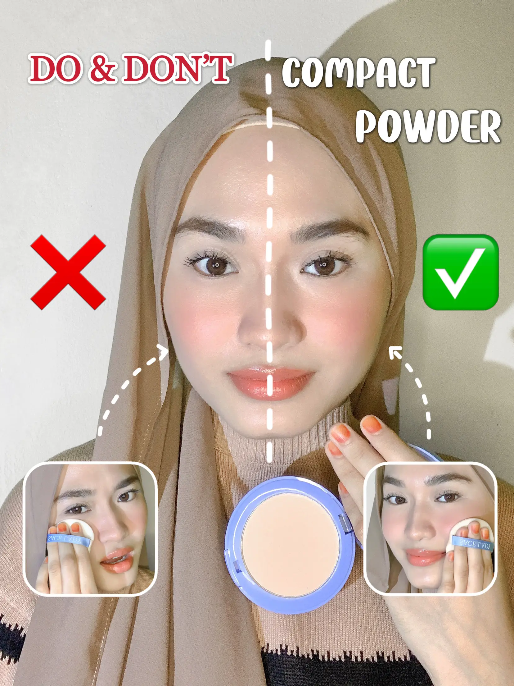 Do & Don’t Compact Powder | แกลเลอรีที่โพสต์โดย Mul | Lemon8