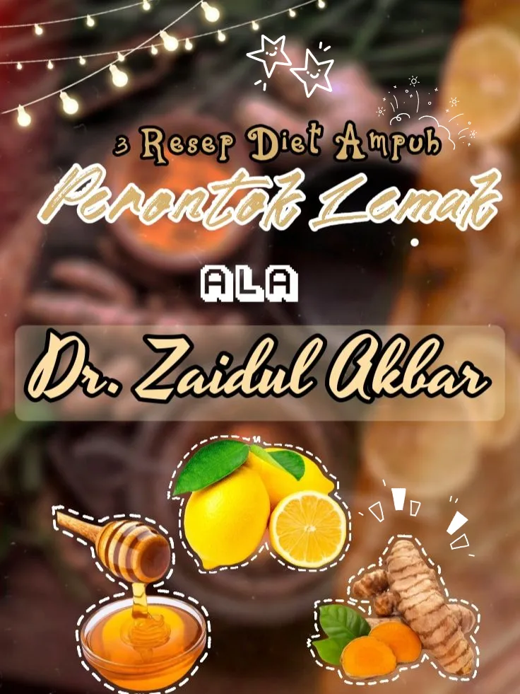 Resep PRONTOK LEMAK AMPUH ala Dr. Zaidul Akbar.. | Galeri diposting oleh Hi Dew | Lemon8