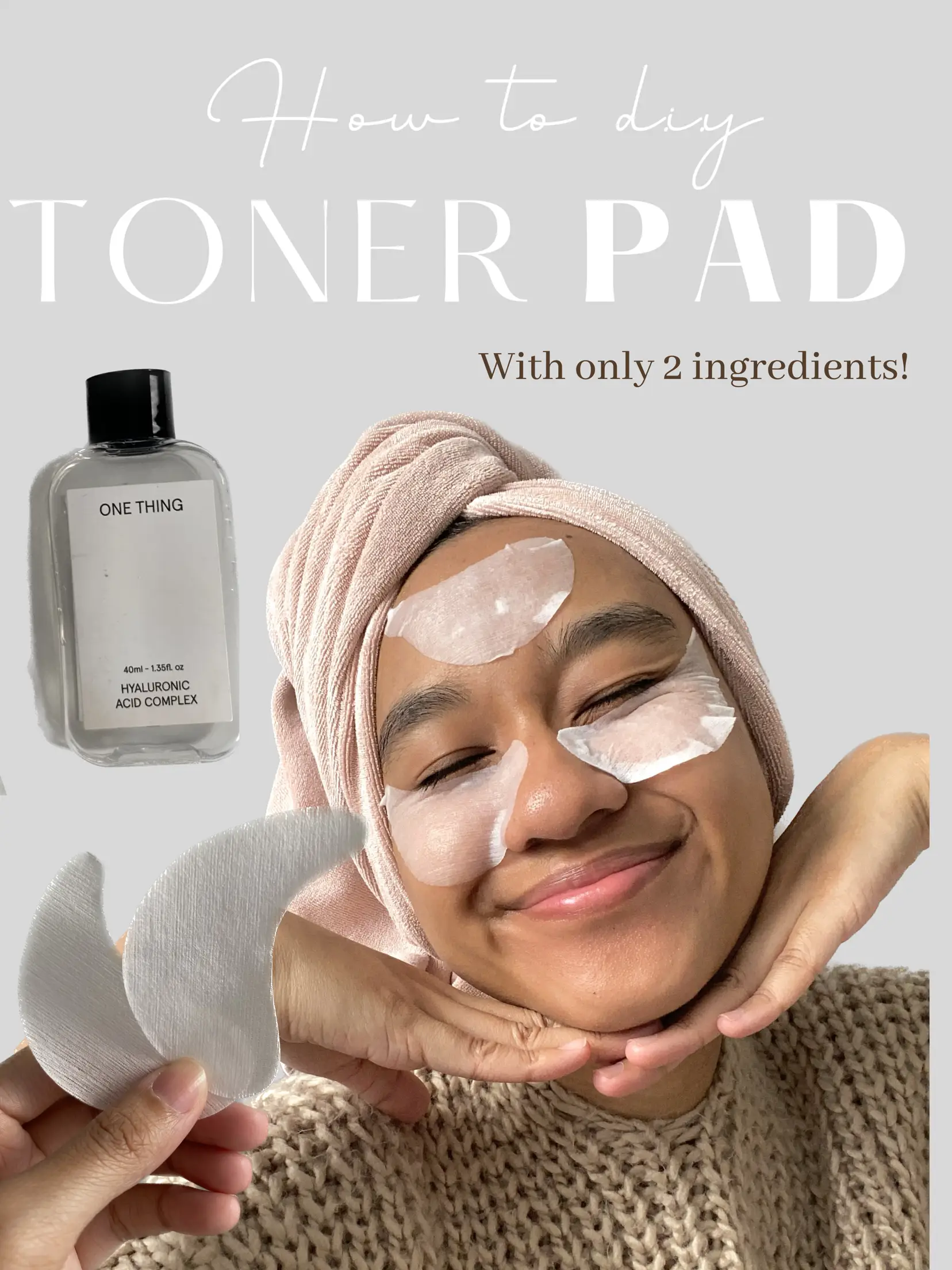 DIY Toner Pads | You only need 2 things! 😍 | Galeri disiarkan oleh ...