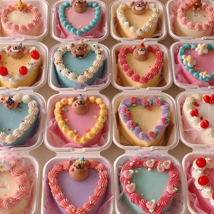 ไอเดีย Mini Lunch box Cake #ไอเดียเค้กกล่อง #ไอเดียเค้ก | แกลเลอรีที่ ...