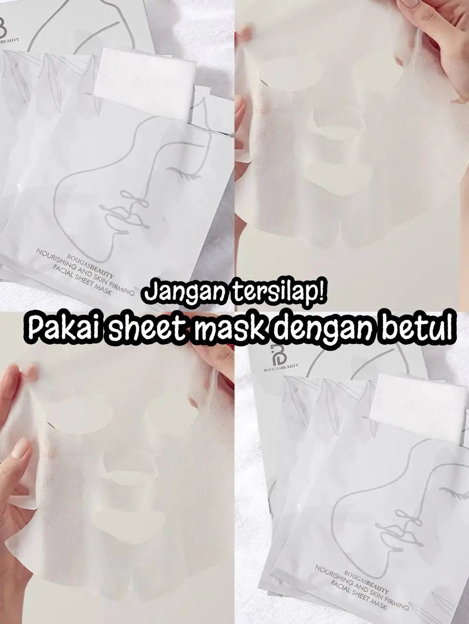 Jangan tersilap! Pakai sheet mask (#31) | แกลเลอรีที่โพสต์โดย nadiah ...