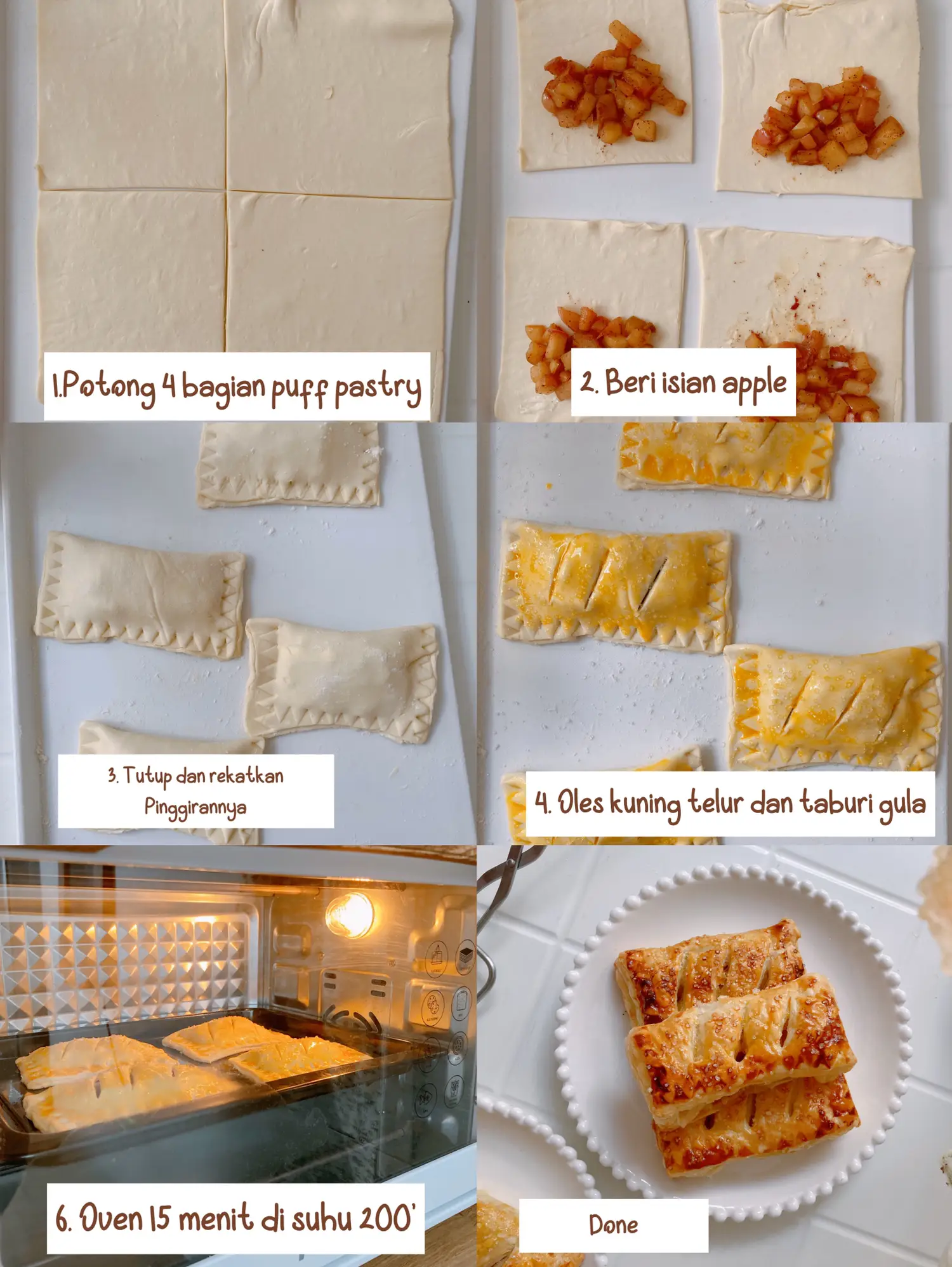 Ide Cemilan cuma 5 bahan!! Apple Pie | Galeri diposting oleh MayoRecipes | Lemon8