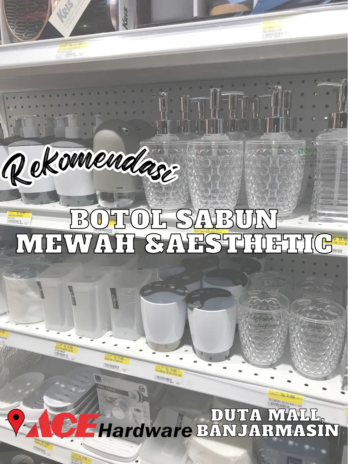 Botol sabun mewah di Ace Hardware | Galeri diposting oleh ruang.andesma ...