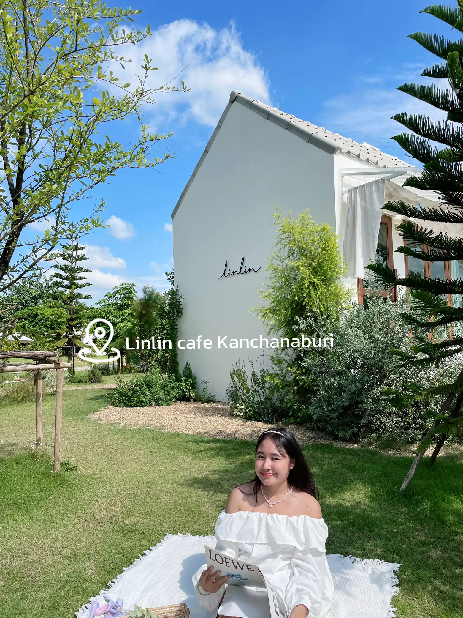 คาเฟ่น่ารัก กาญจนบุรี 🤍🫶🏻 | แกลเลอรีที่โพสต์โดย Pat 💗 | Lemon8