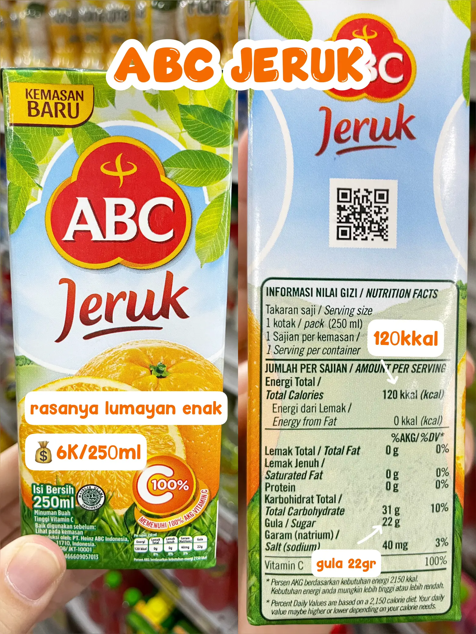 BATTLE ORANGE JUICE KEMASAN | Galeri diposting oleh ruma.hacc | Lemon8