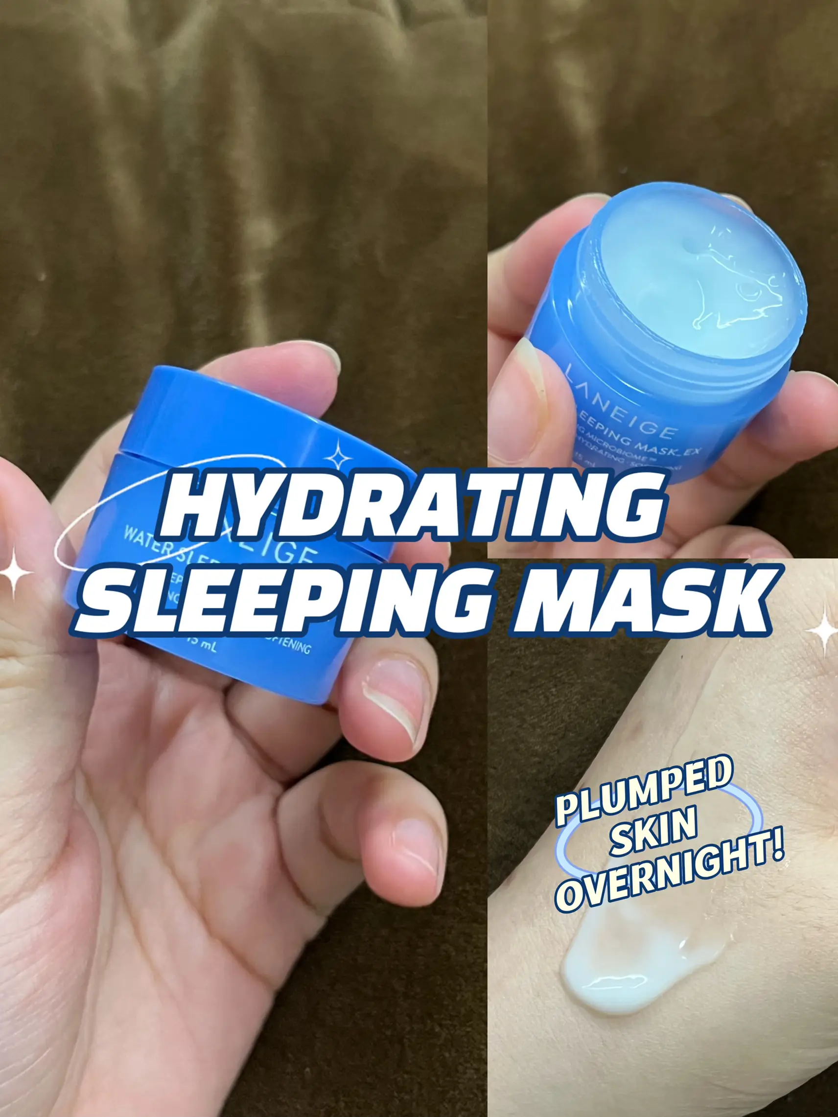 Hydrating Sleeping Mask For Glowy Skin 🥹 ️ | Galeri disiarkan oleh ...