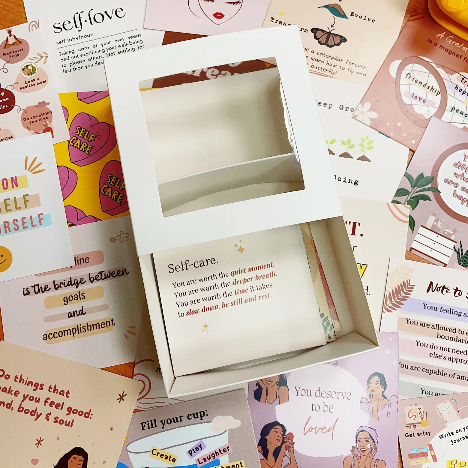 Aesthetic Self-Care Quote Cards | แกลเลอรีที่โพสต์โดย Natasa Twf | Lemon8