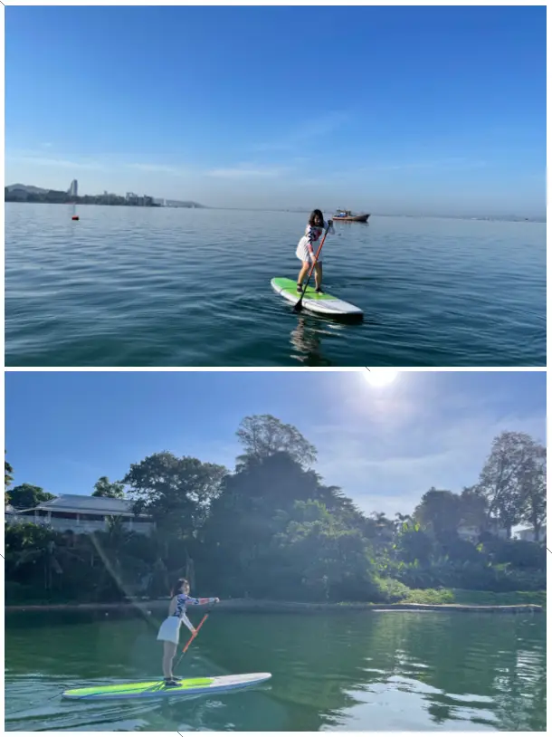 รีวิวเล่น Sup Board ที่ Little Town Sriracha | แกลเลอรีที่โพสต์โดย พลอย | Lemon8