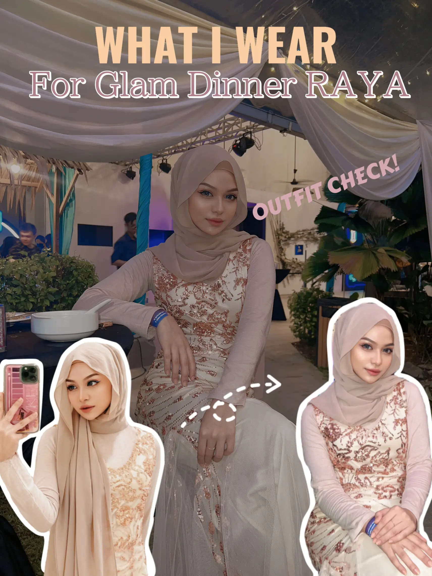 WHAT I WEAR | RAYA GLAM DINNER | Galeri disiarkan oleh LᴇᴇᴢᴀSᴜʜᴀɪᴍɪ ♥ ...