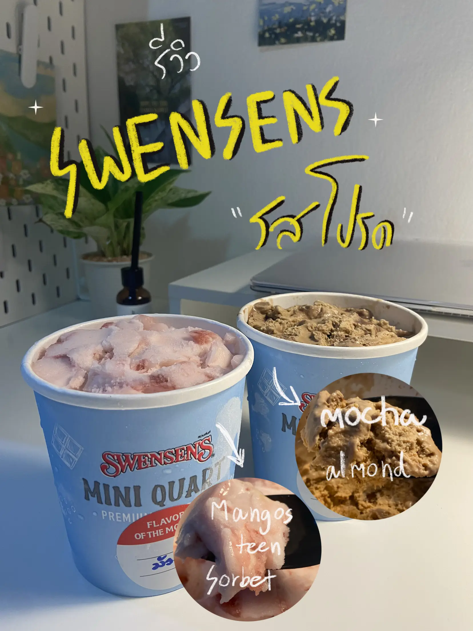 Swensen's Take Away 🍨 | แกลเลอรีที่โพสต์โดย ชมพูพาพาย | Lemon8