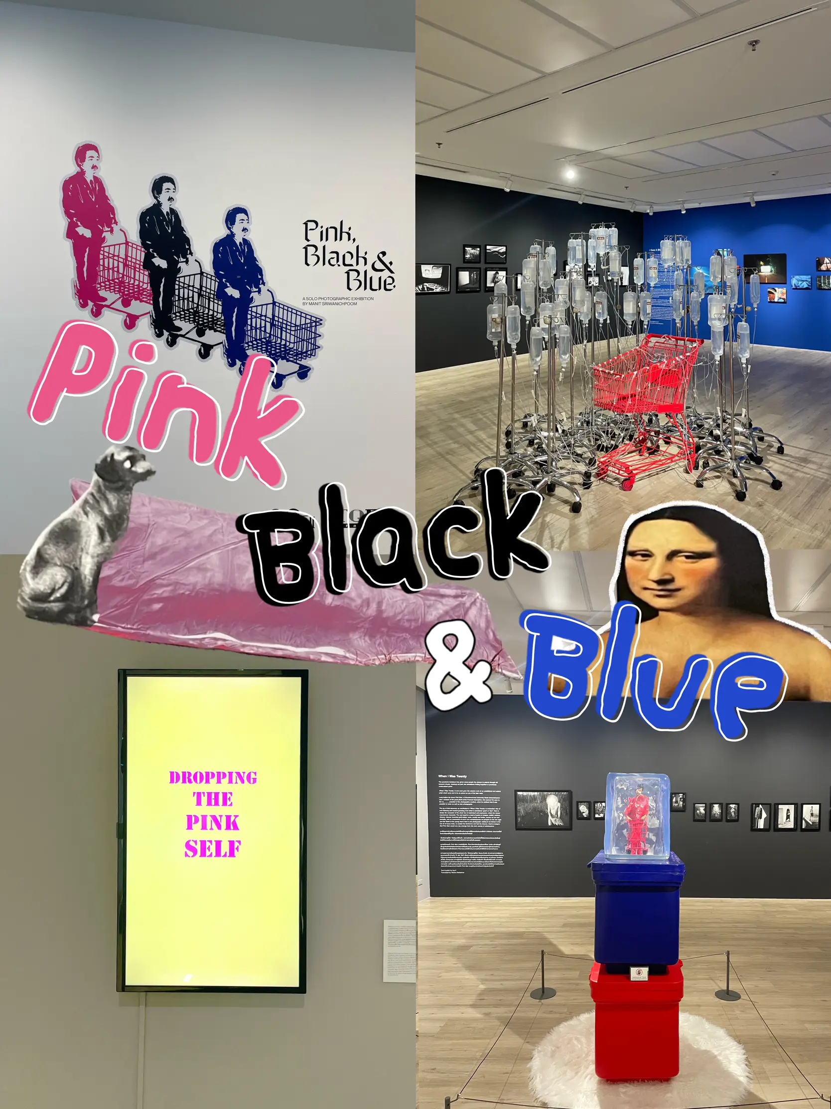 นิทรรศการภาพถ่ายที่ว่าด้วยเรื่องของสี @PinkBlack&Blue | แกลเลอรีที่โพสต์โดย kkhemii | Lemon8