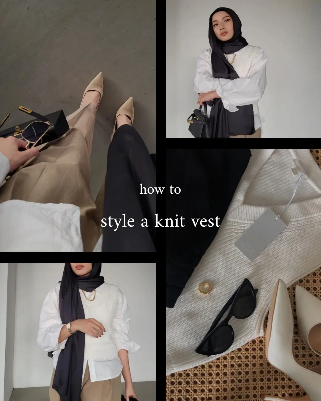 How to style a knit vest | Galeri disiarkan oleh Alia Bahari | Lemon8