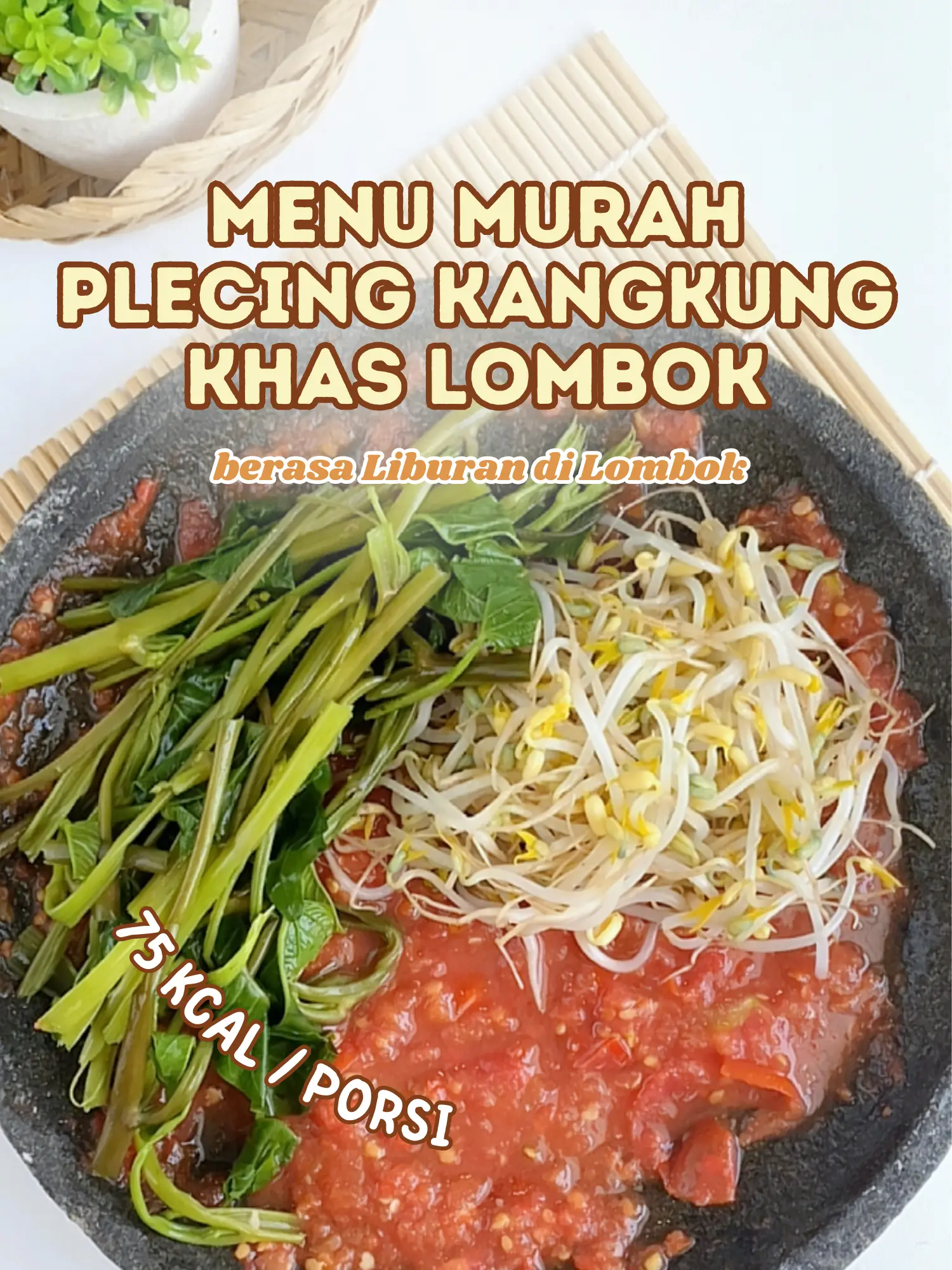 RESEP ASLI PLECING KANGKUNG LOMBOK | Video dipublikasikan oleh ...