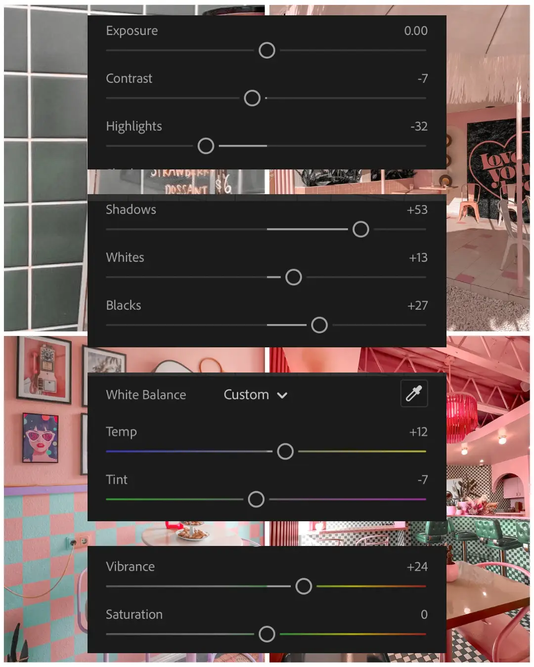 🌈 Lightroom Preset แนวคาเฟ่หวานๆ 💕 | แกลเลอรีที่โพสต์โดย Zine | Lemon8