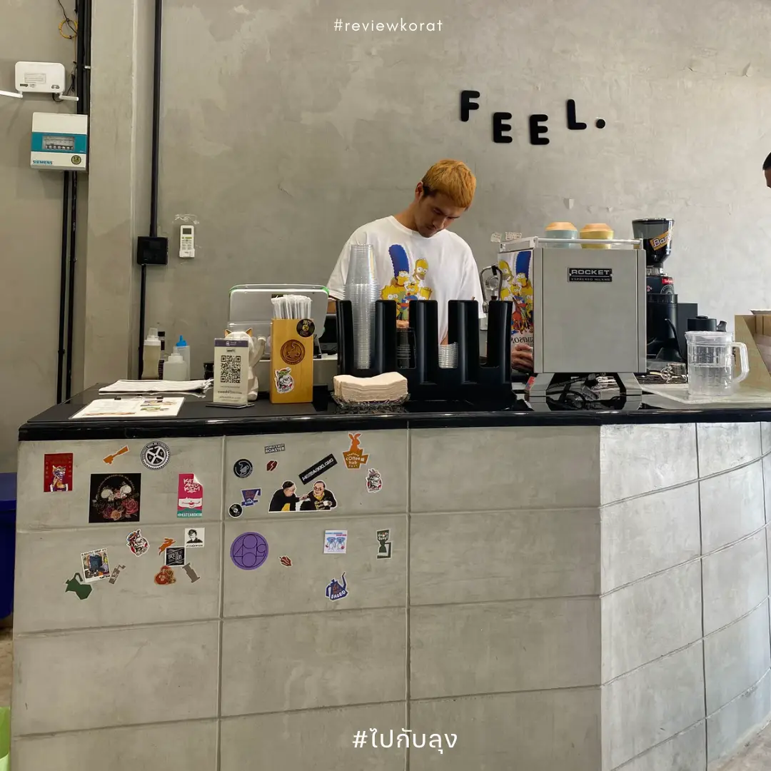 FEEL Cafe X Slowbar • Korat 🥤 | แกลเลอรีที่โพสต์โดย เพจไปตามลุง | Lemon8