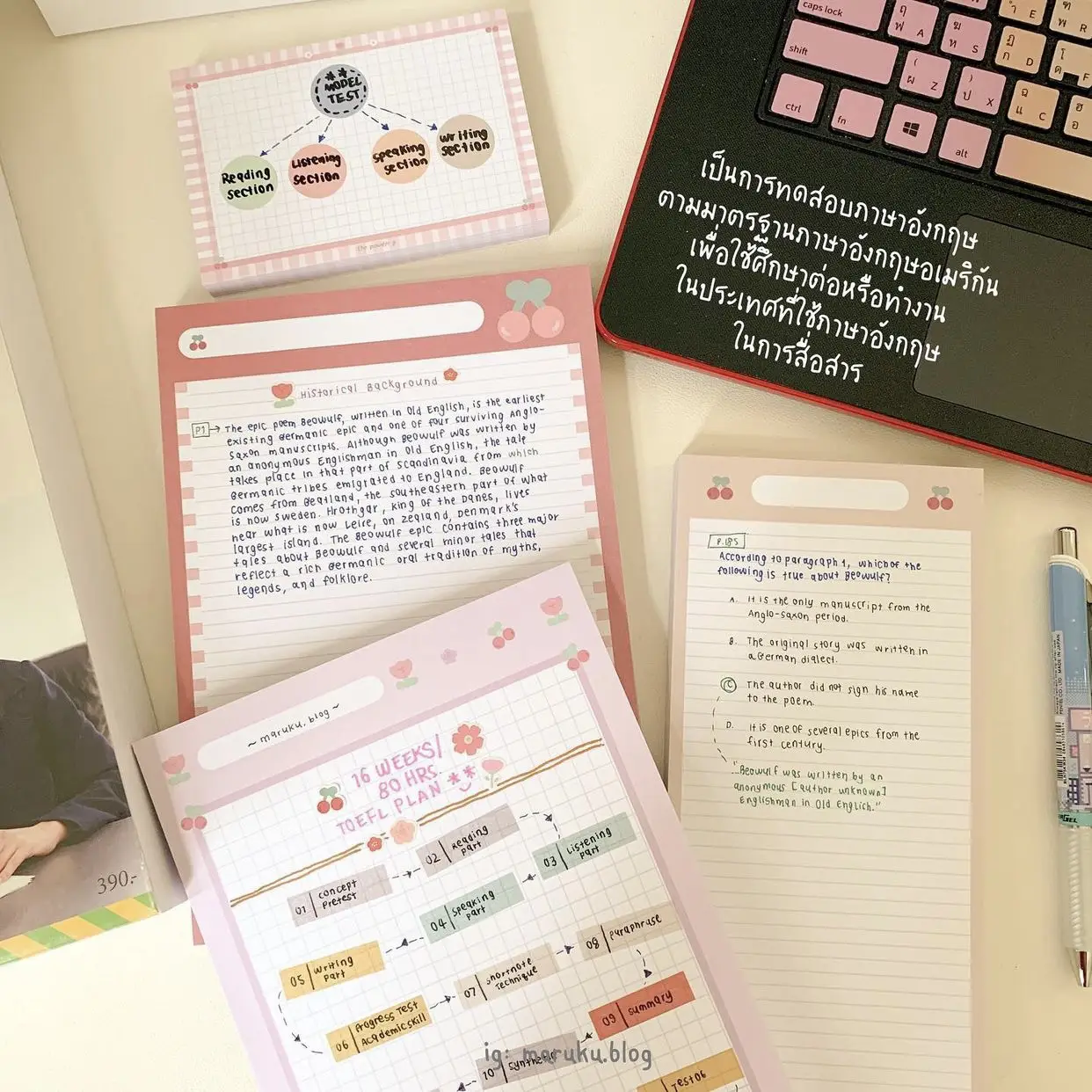 แชร์ การเดินทาง ของที่ต้องเตรียมไปสอบ TOEIC | แกลเลอรีที่โพสต์โดย Teddy Bow | Lemon8