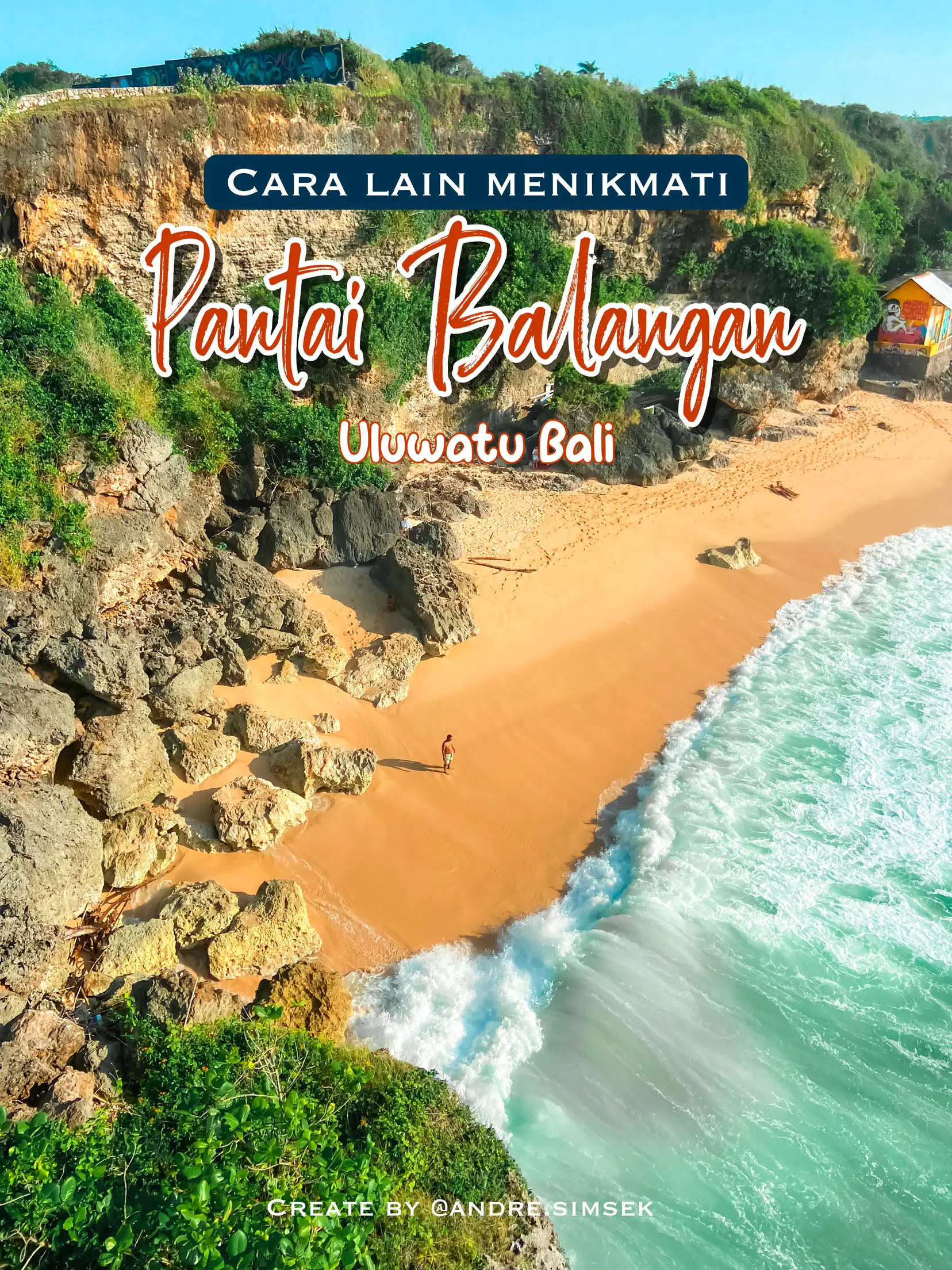 Cara lain menikmati Pantai Balangan Uluwatu Bali 🏖️ | Galeri diposting oleh andre.simsek | Lemon8
