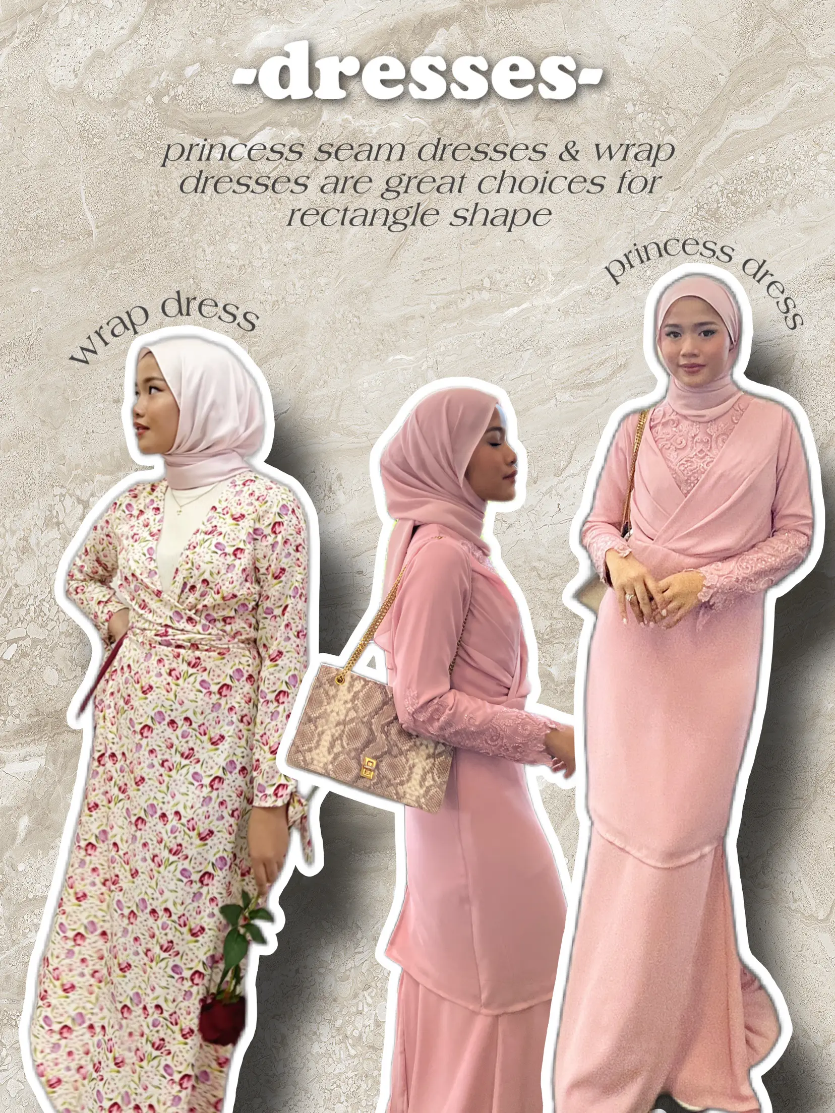 how to dress a rectangle body shape | Galeri disiarkan oleh razzzalyea | Lemon8
