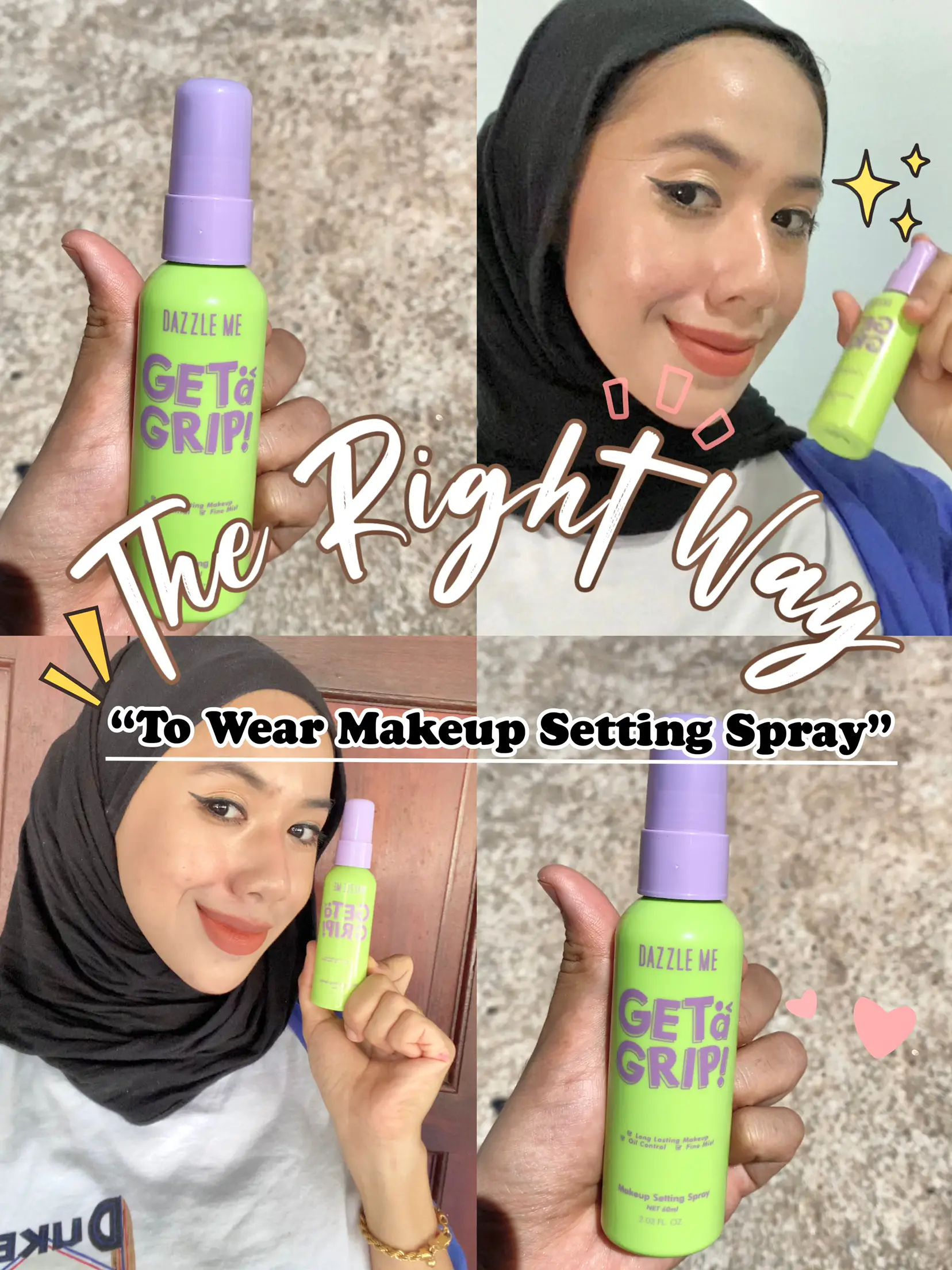 LONG LASTING MAKEUP WITH DAZZLE ME SETTING SPRAY 📌 | Video published by firajamain | Lemon8