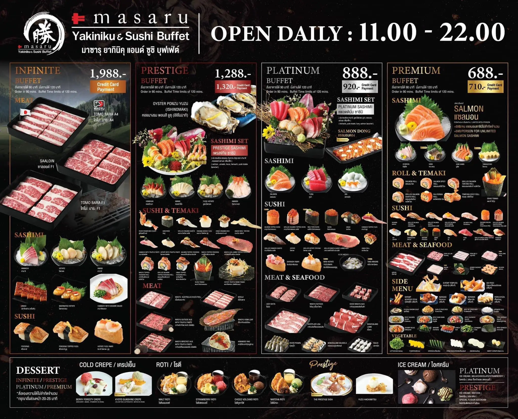 รีวิว Masaru Buffet แกลเลอรีที่โพสต์โดย เปรี้ยวววว ว Lemon8