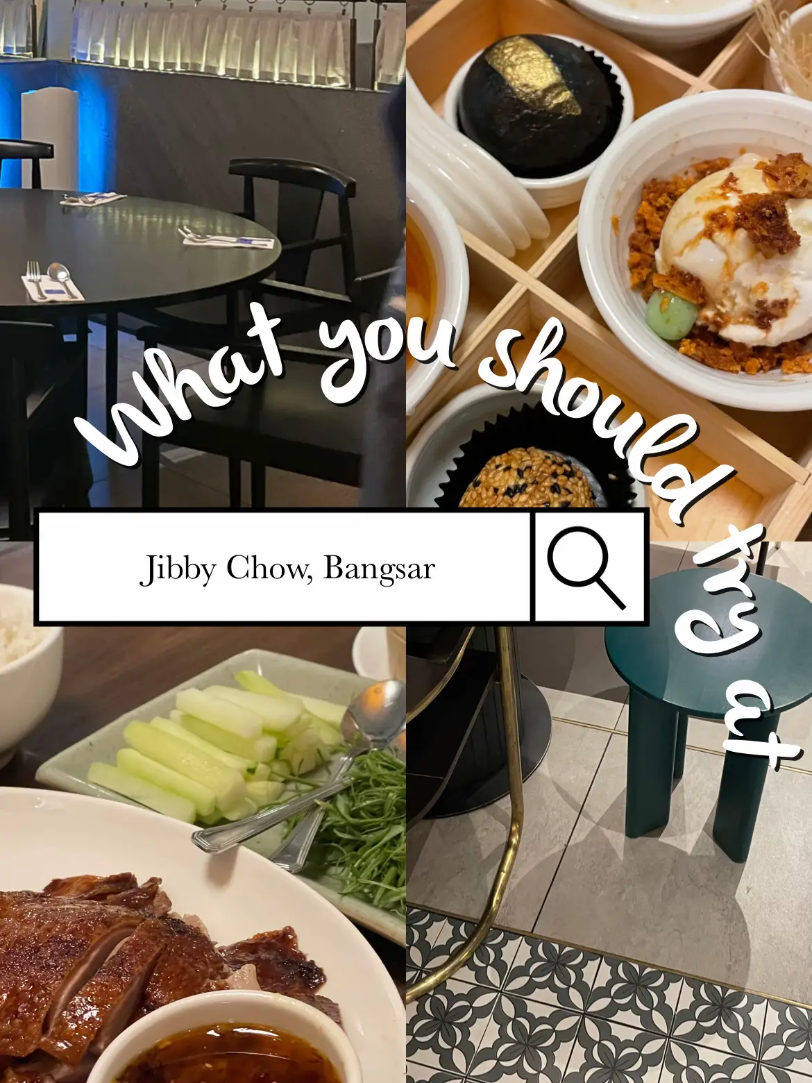 What you should try at : Jibby Chow, Bangsar. | แกลเลอรีที่โพสต์โดย Ainur Alya | Lemon8