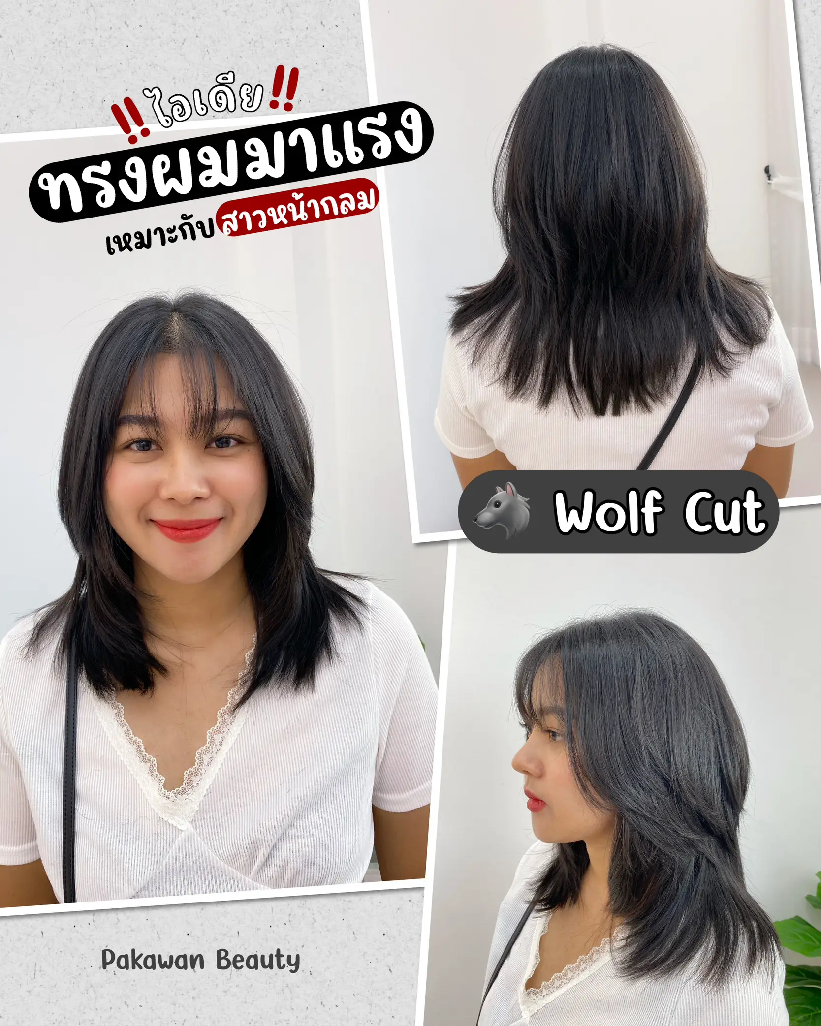 #ไอเดีย #ทรงผม มาแรงแซงทุกโค้ง 🐺Wolfcut | แกลเลอรีที่โพสต์โดย Pakawan Beauty | Lemon8