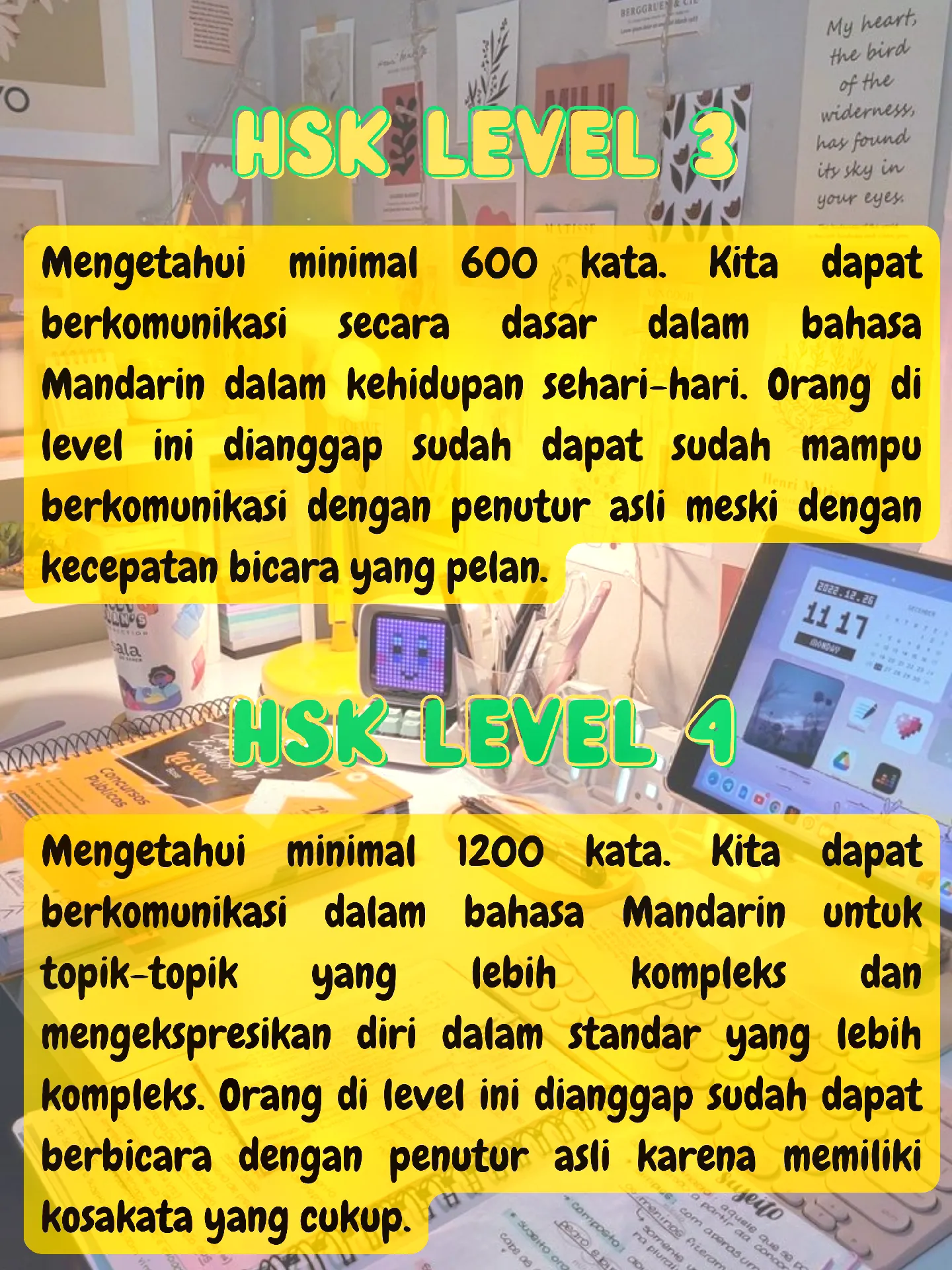 UJIAN BAHASA MANDARIN = HSK? | Galeri diposting oleh ️ | Lemon8