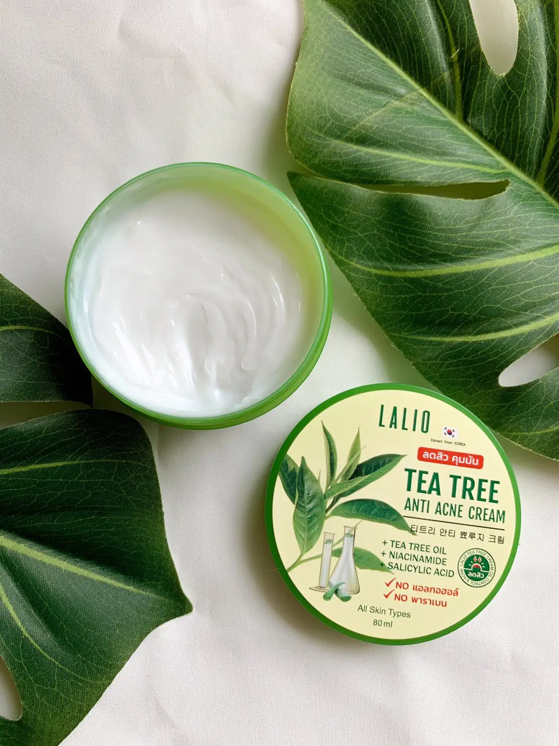 LALIO TEA TREE ANTI ACNE CREAM 🌱 | แกลเลอรีที่โพสต์โดย Mintcq | Lemon8