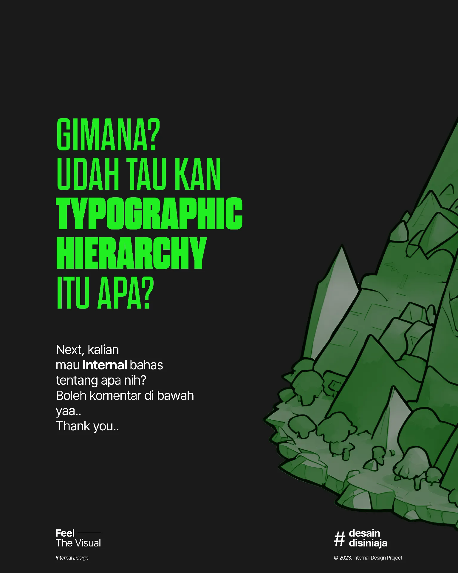 Hirarki Tipografi dalam Desain | Gallery posted by Internal Design | Lemon8