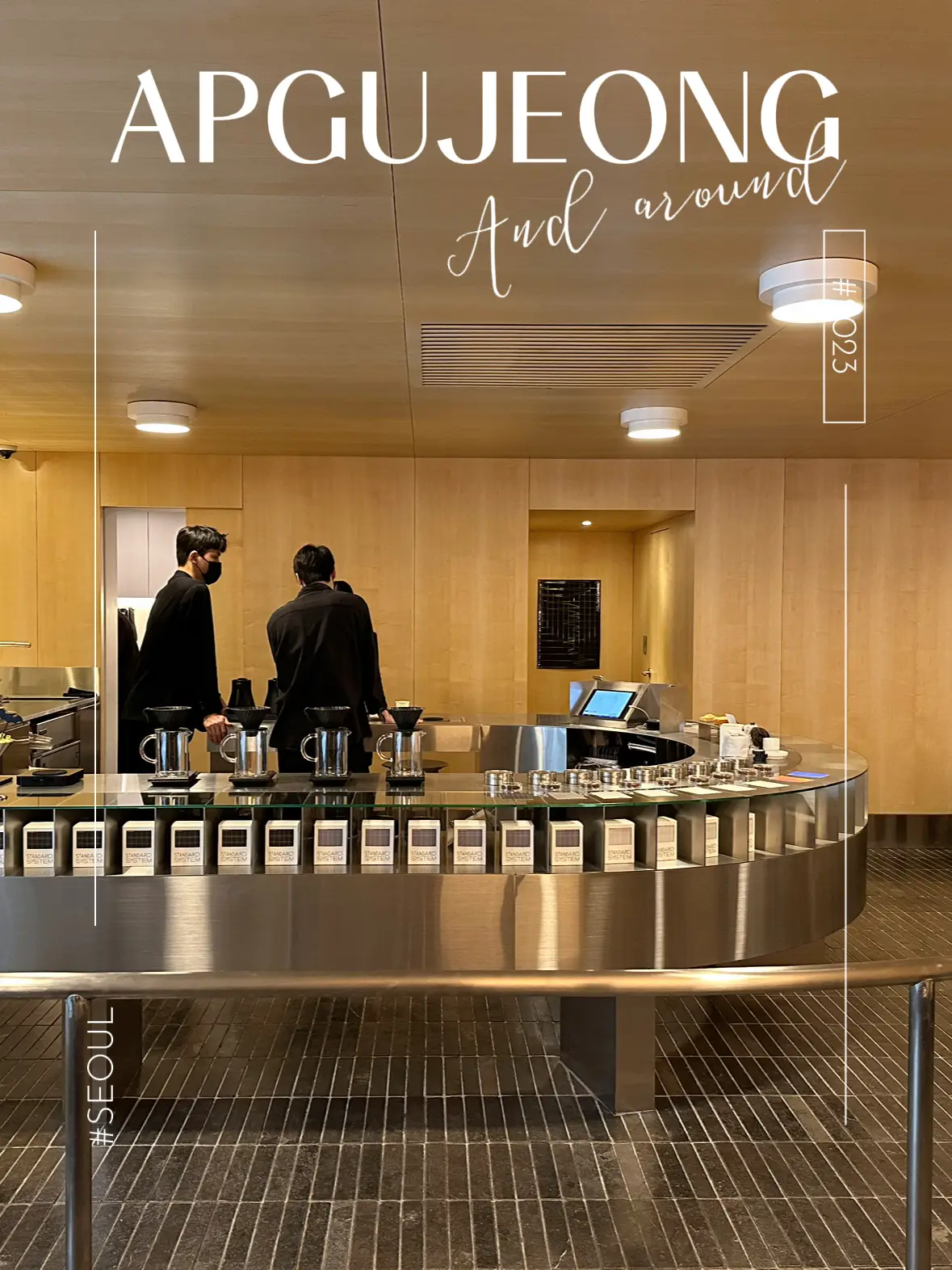 เก็บคาเฟ่ย่าน Apgujeong ไม่ไปไม่ได้แล้ว! 🤍 | แกลเลอรีที่โพสต์โดย bw ...