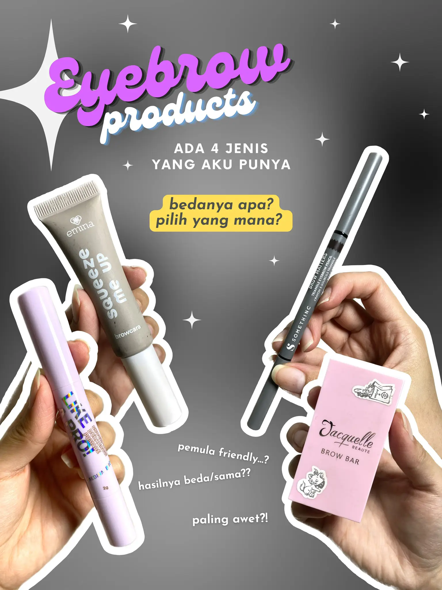 4 jenis produk alis yang harus kamu tau!! ⚠️ | Galeri diposting oleh ...