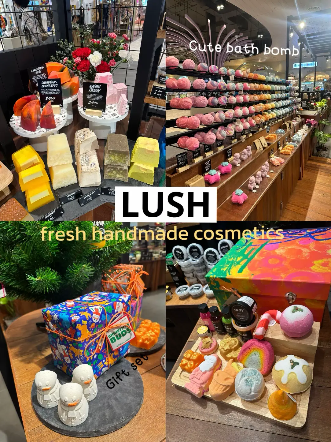 พาชมไอเดียของขวัญที่ Lush bath bomb สุดน่ารัก🧼🫧 | แกลเลอรีที่โพสต์โดย mook🧁 | Lemon8