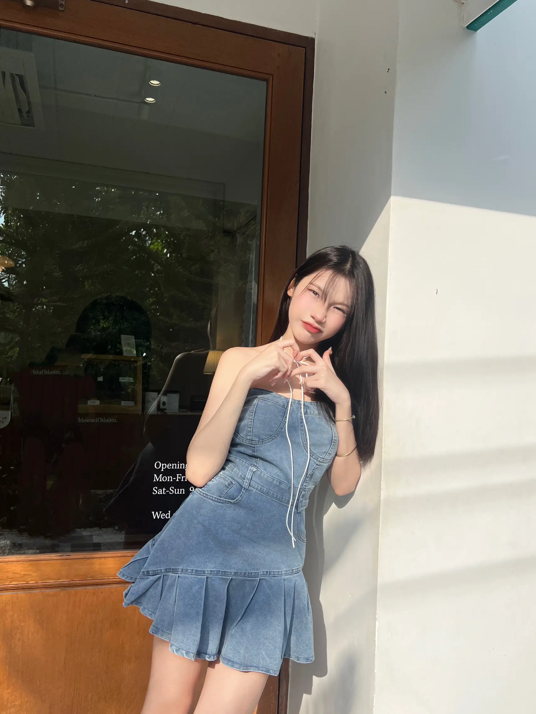 พิกัดDress jeans เกาหลีเกาใจ💖 | แกลเลอรีที่โพสต์โดย Hi Paploy | Lemon8