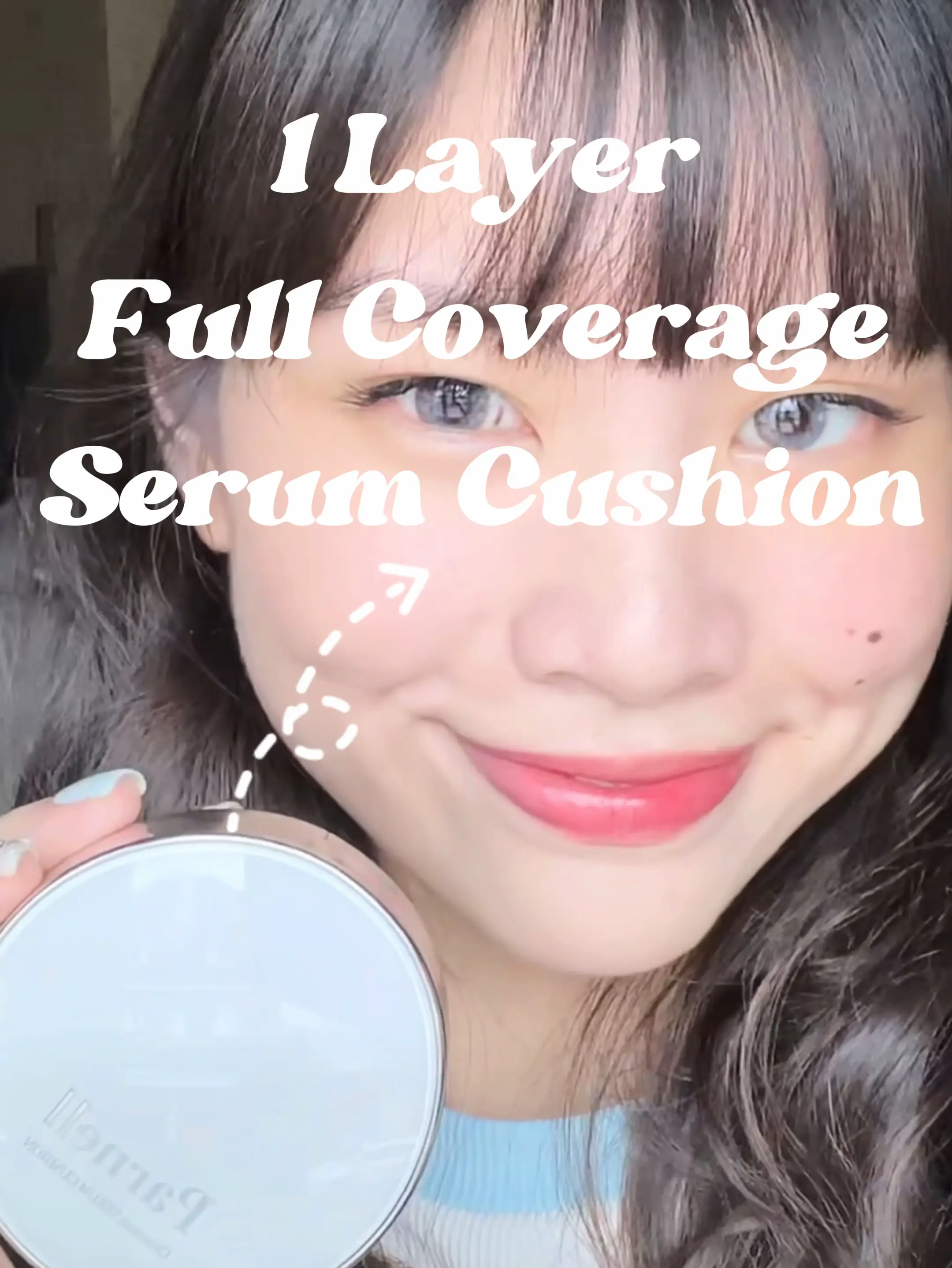 K-BEAUTY: 1 layer FULL coverage cicamanu cushion | Video published by ELIZABETH ZANNA | Lemon8
