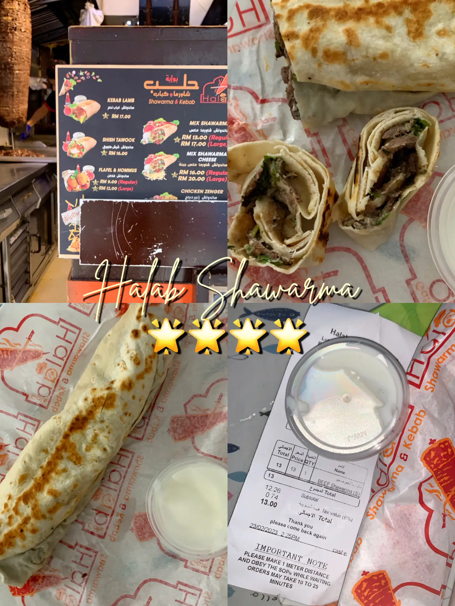 Trying out shawarma at Halab & Damascus 🌯 | Galeri disiarkan oleh sya ...