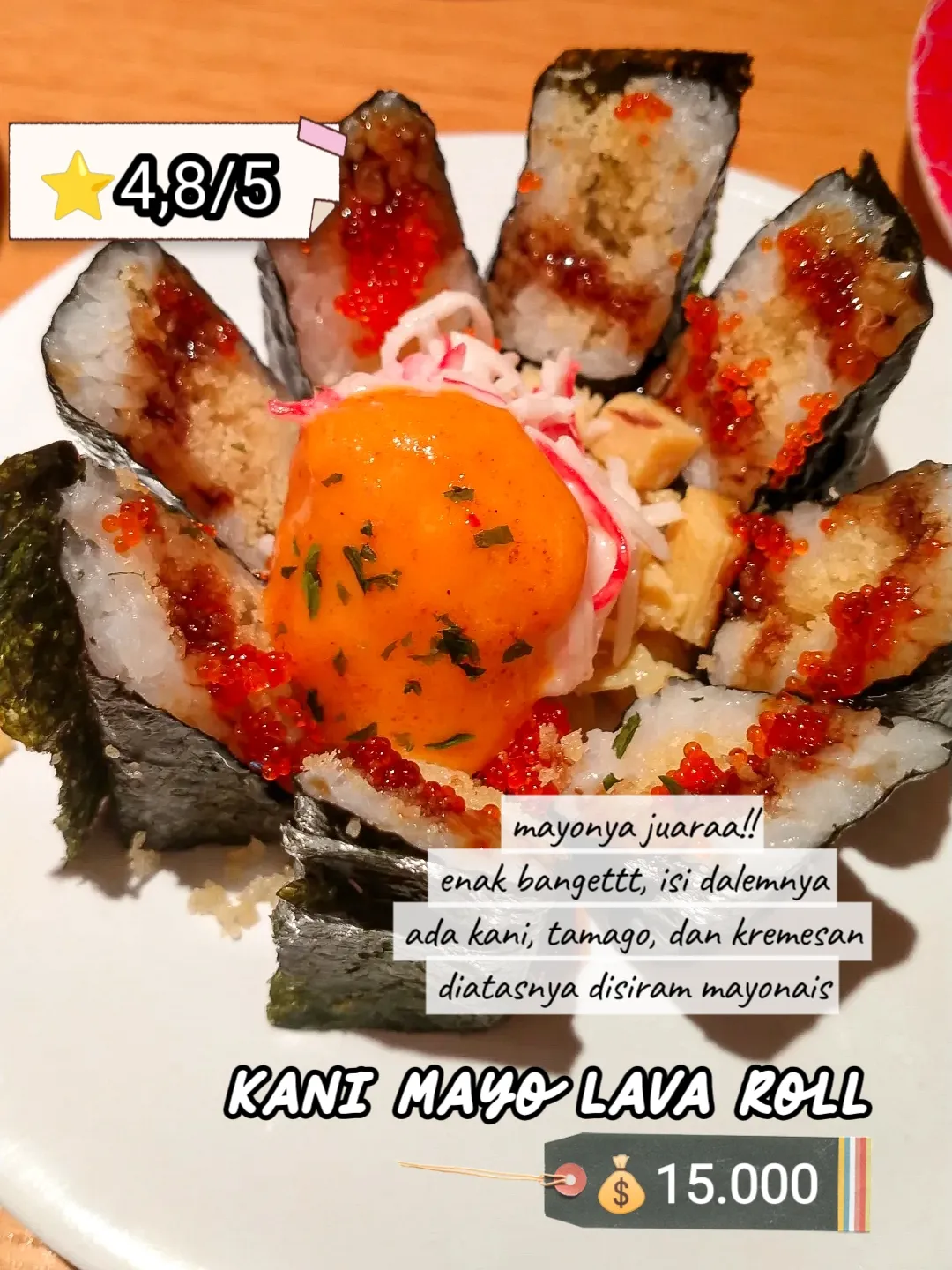 SURGANYA SUSHI ENAK DENGAN HARGA TERJANGKAU | Galeri diposting oleh Veyೀ⋆｡🌷 | Lemon8