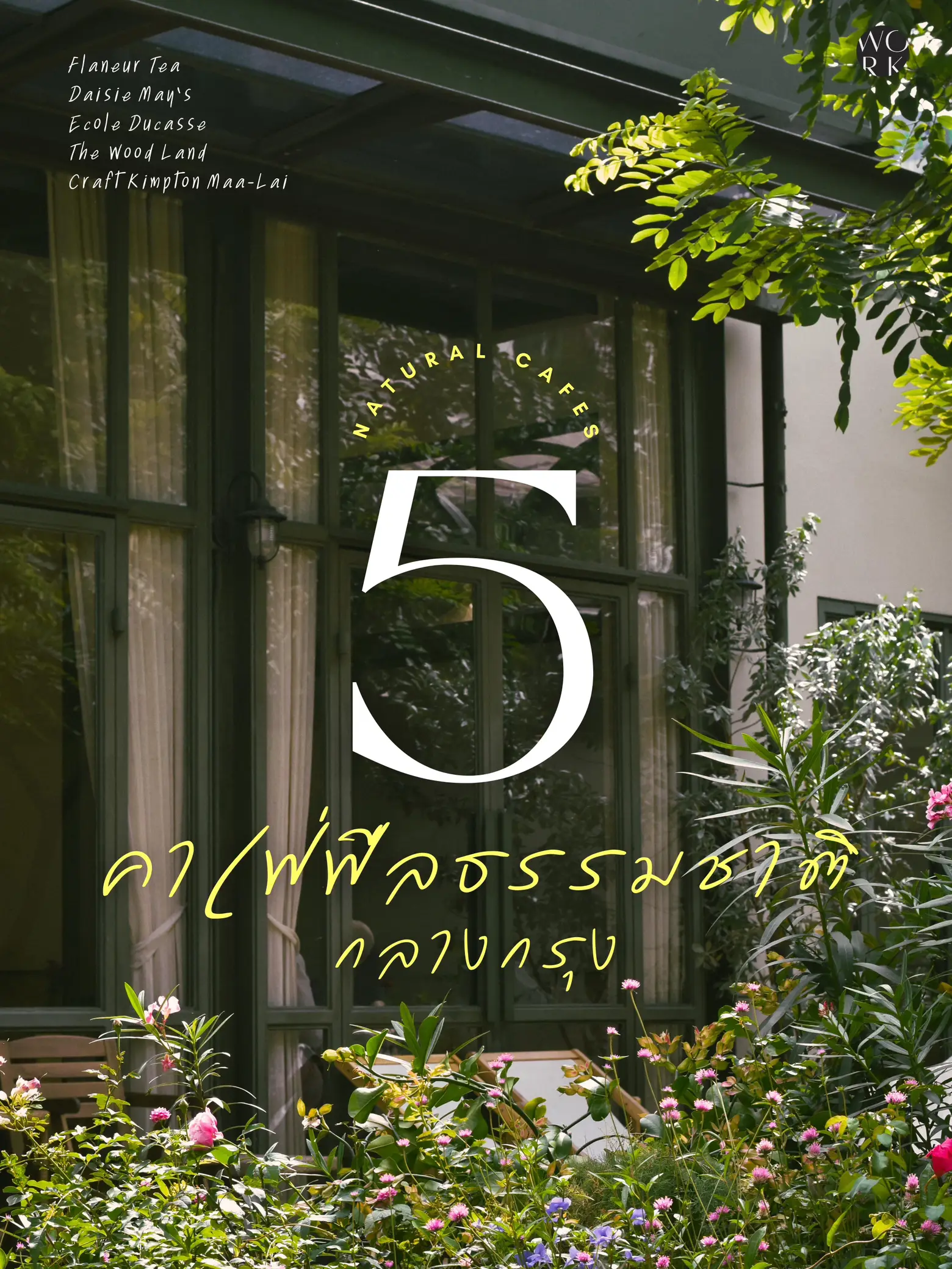 อัปเดต 5 คาเฟ่ฟีลธรรมชาติกับบรรยากาศสุดชิลใจกลางกรุงเทพ~ 🌳 | แกลเลอรีที่โพสต์โดย ISAYWORK | Lemon8