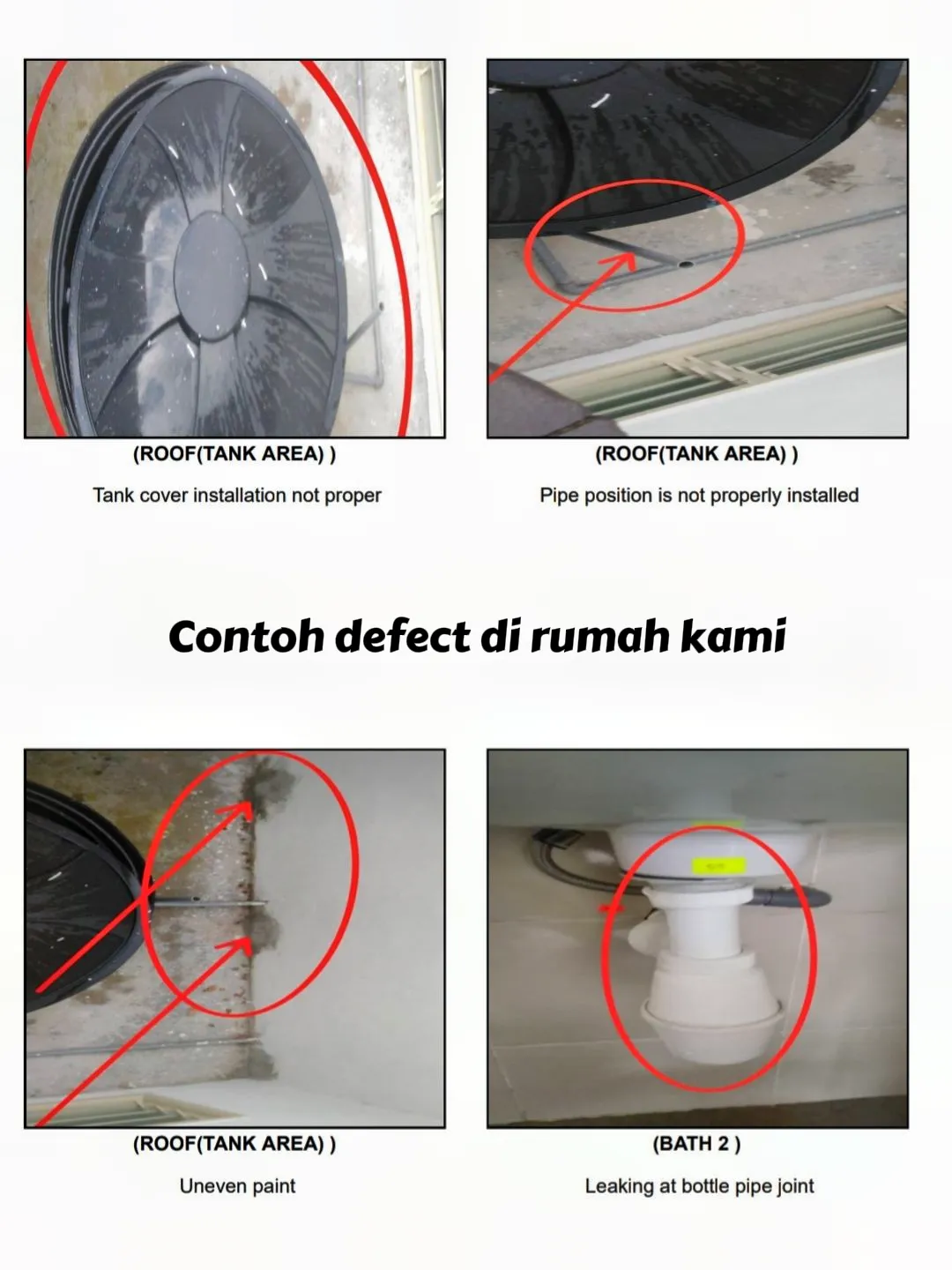 Check Defect Rumah - Carian Lemon8