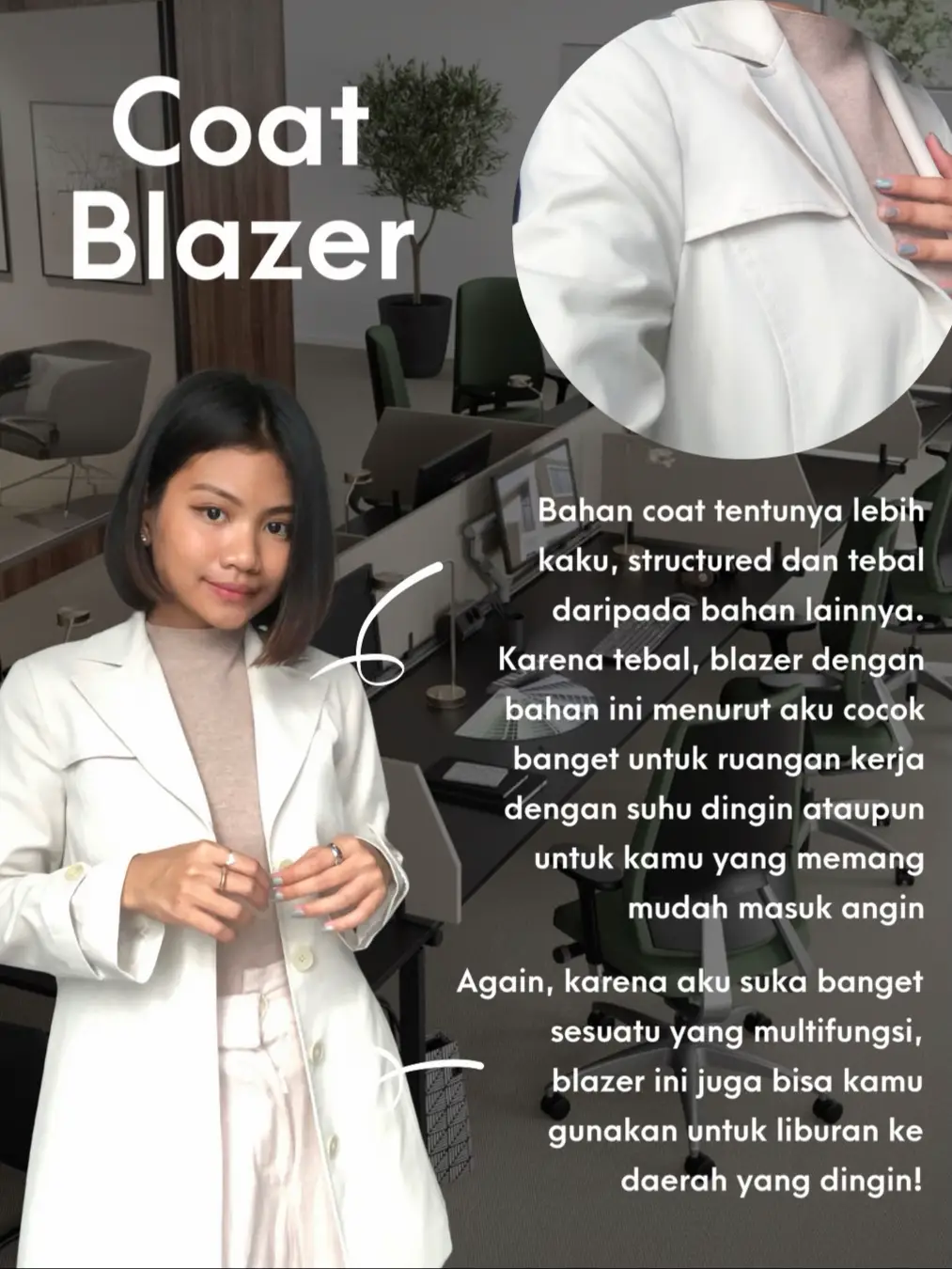 4 KOLEKSI BLAZER KERJA YANG KAMU WAJIB PUNYA! | Galeri diposting oleh Jerisatanta | Lemon8