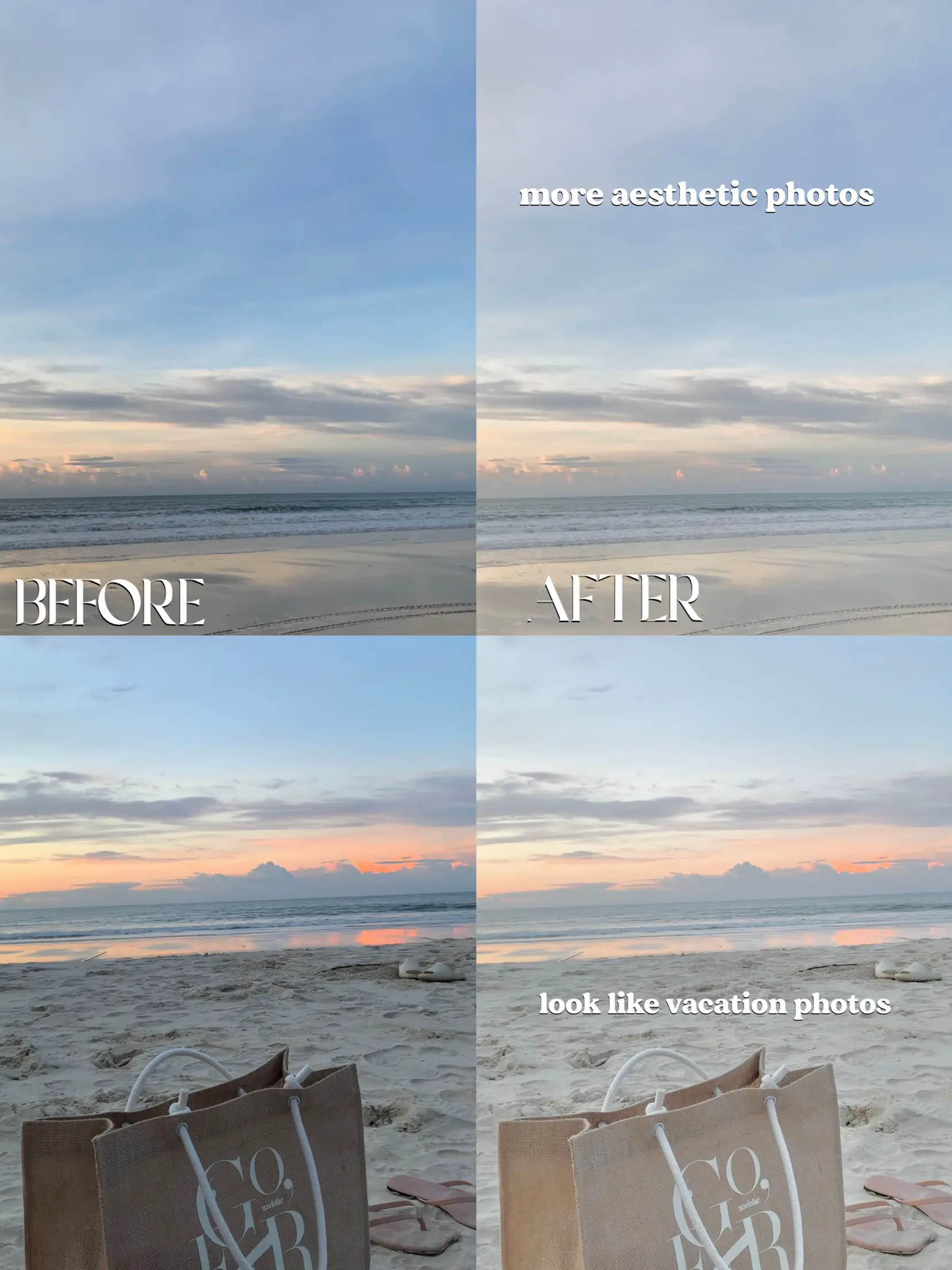 Aesthetic Beach Sunset Edit Tutorial🌅 | แกลเลอรีที่โพสต์โดย ijatisshii ...