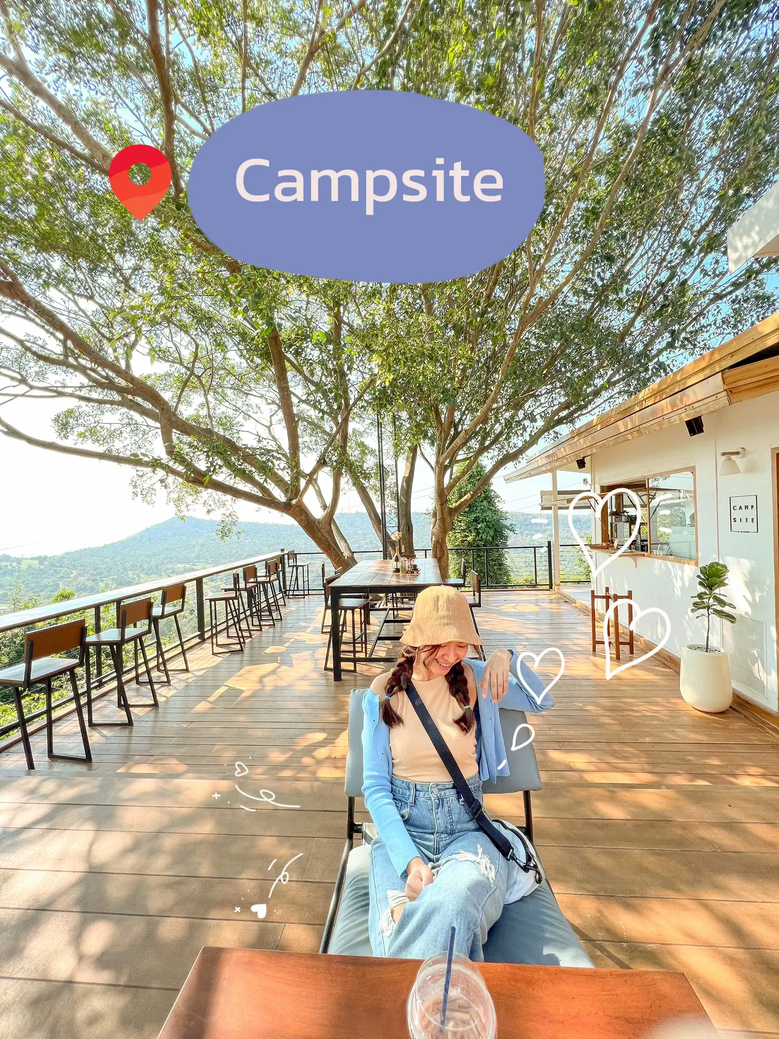 คาแฟ่ Campsite Bar x Cafa เขายายเที่ยง | แกลเลอรีที่โพสต์โดย jubjib | Lemon8