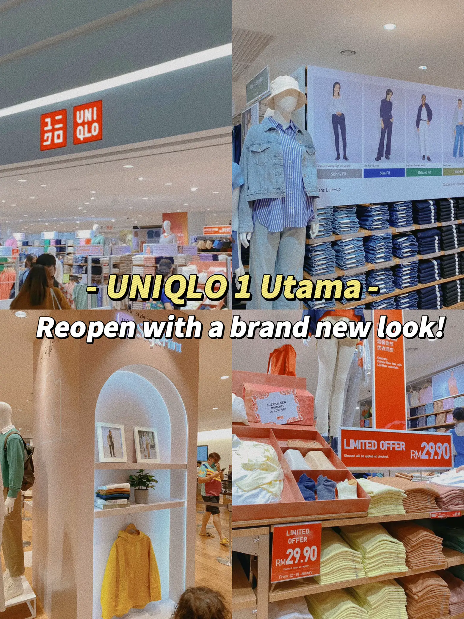 1U Uniqlo Brand New Store, shopping time! 🥳 | Galeri disiarkan oleh ...